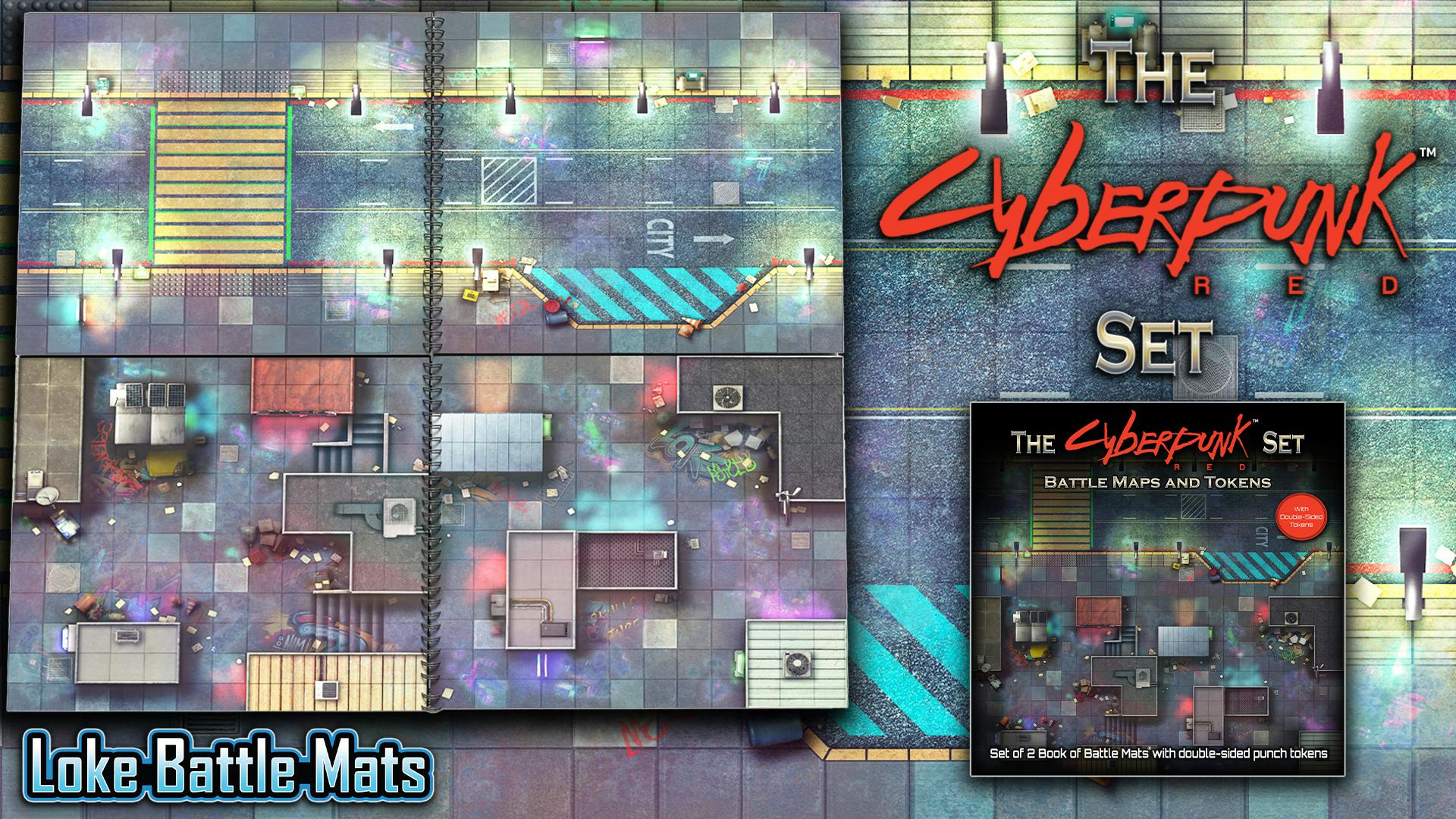 The Cyberpunk Set - Official RPG Battle Maps and MUCH more! Project Update: A closer look at the ...