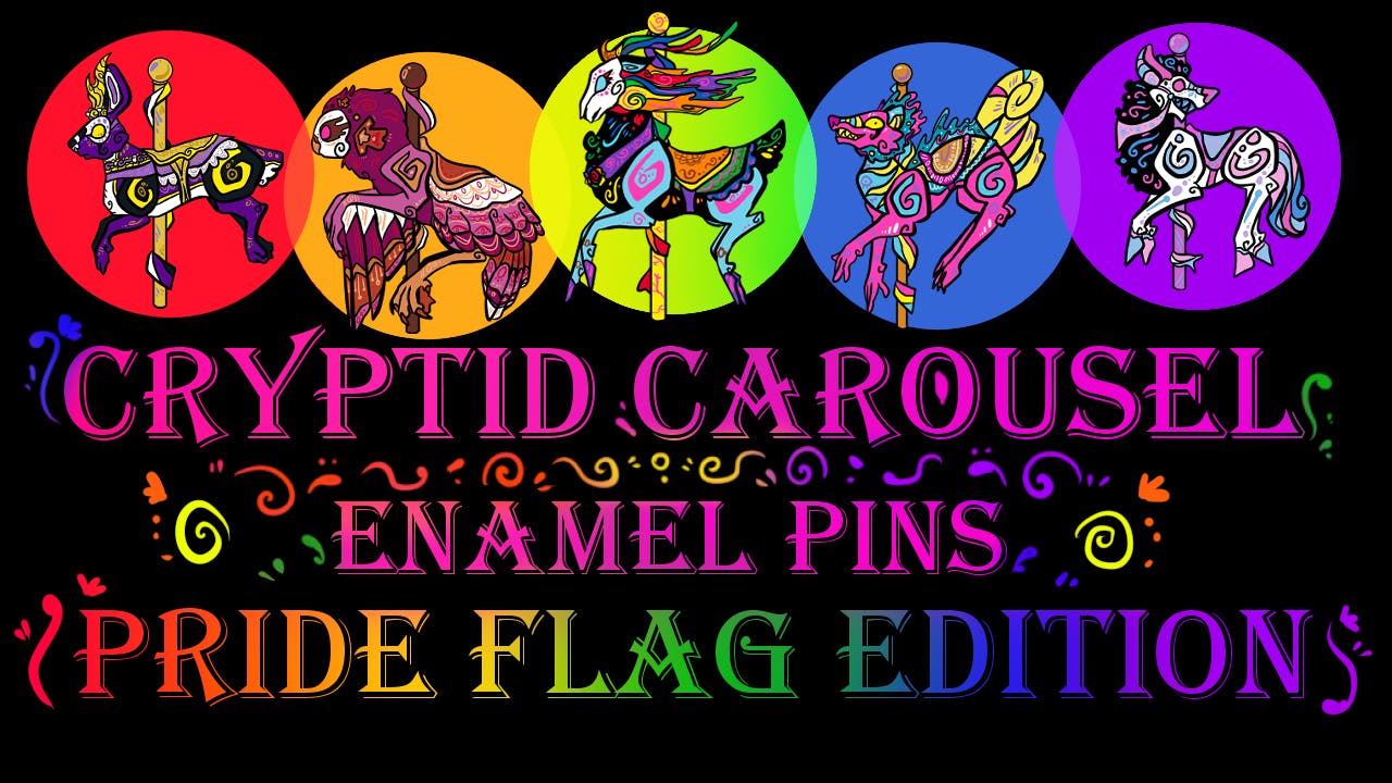 Cryptid carousel- pride flag edition Project Update: Working on pre ...