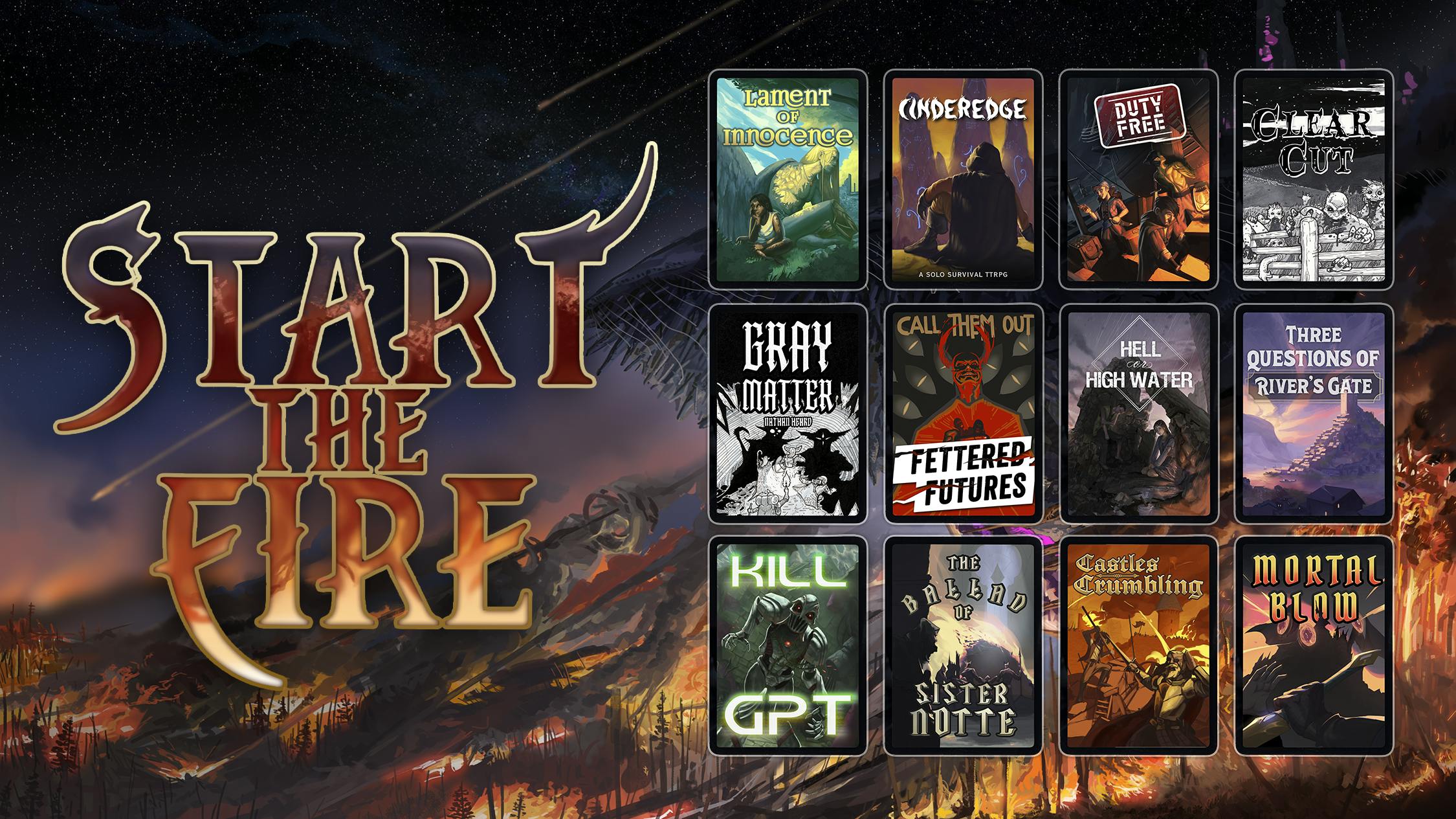 Start the Fire: A Digital TTRPG Anthology Project Update: Perk: Your ...