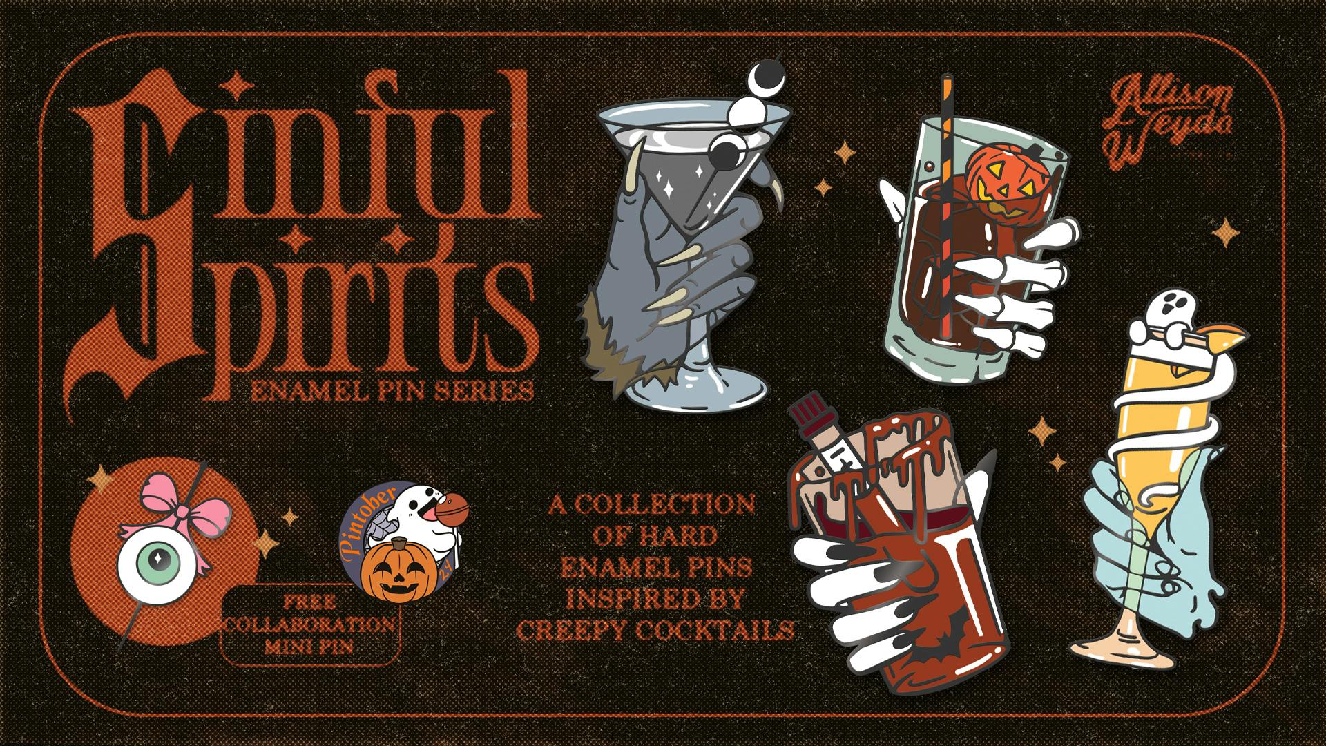 Sinful Spirits - A Pintober Project - BackerKit