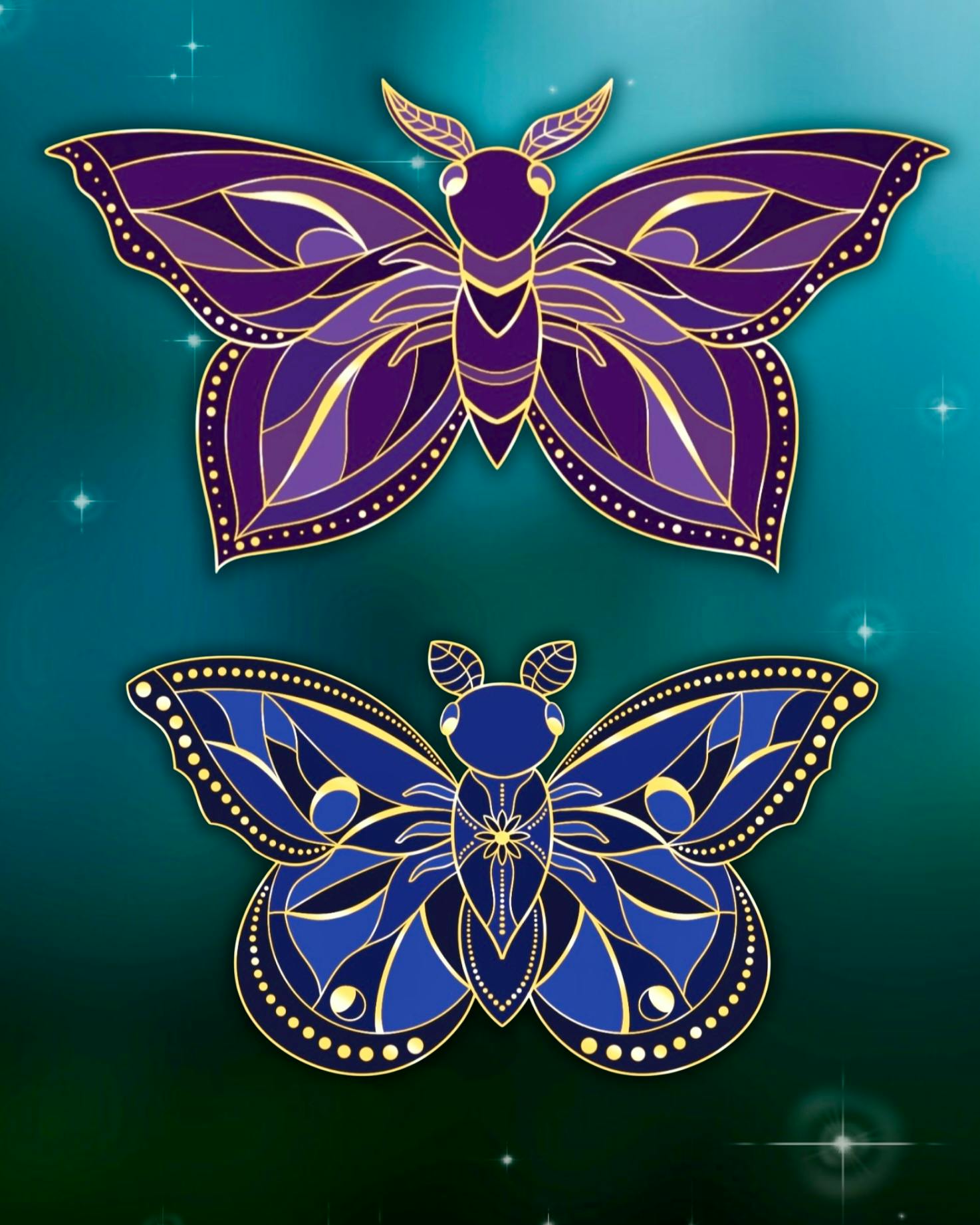 Flutter and Flora Enamel Pins - BackerKit