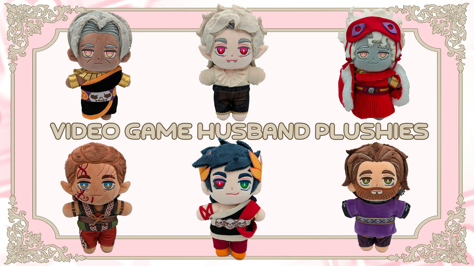 5 Plushies | Video Game Husband plushies - BackerKit