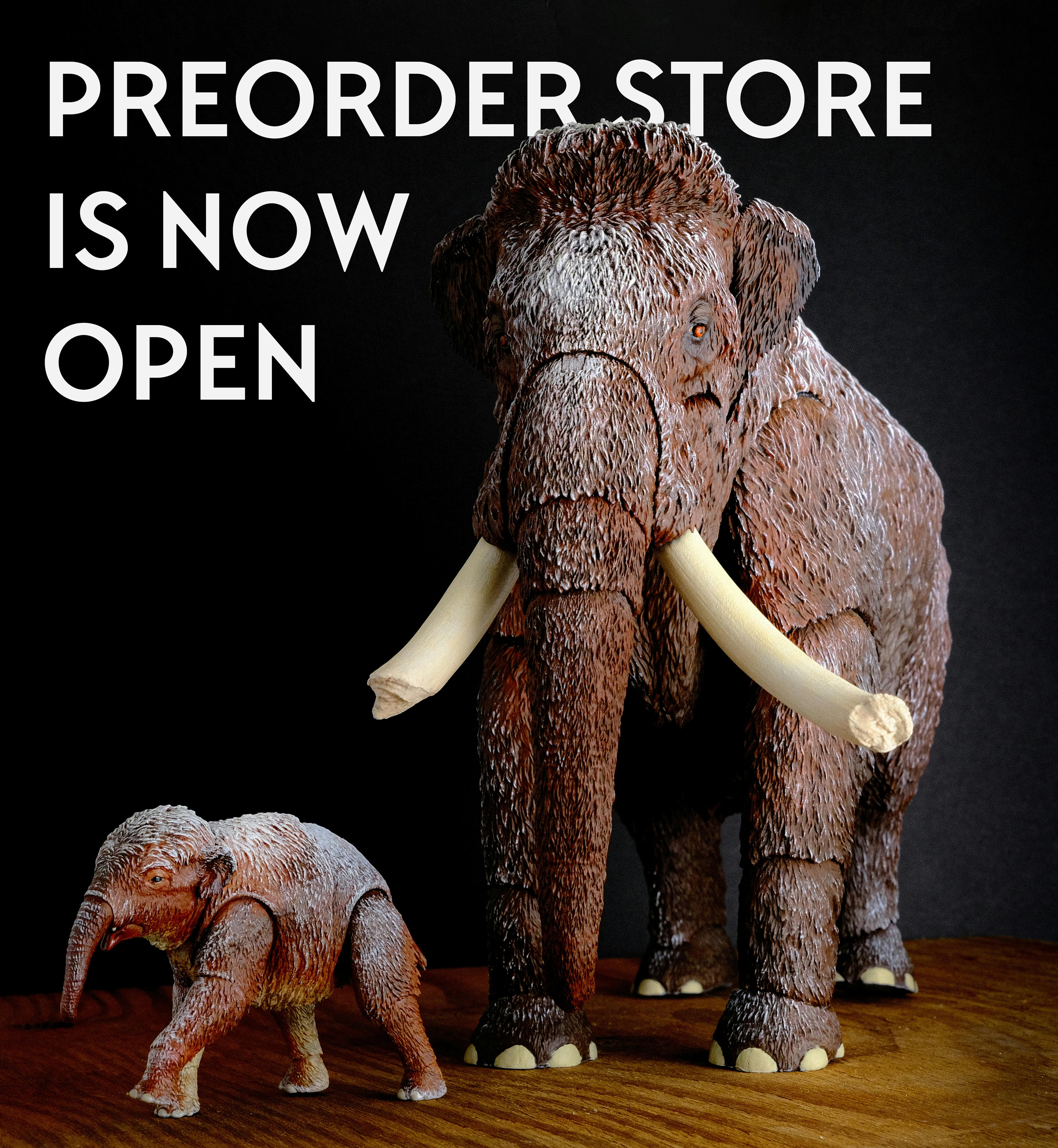 Eons Realistic Articulated Wooly Mammoth Figures Project Update ...