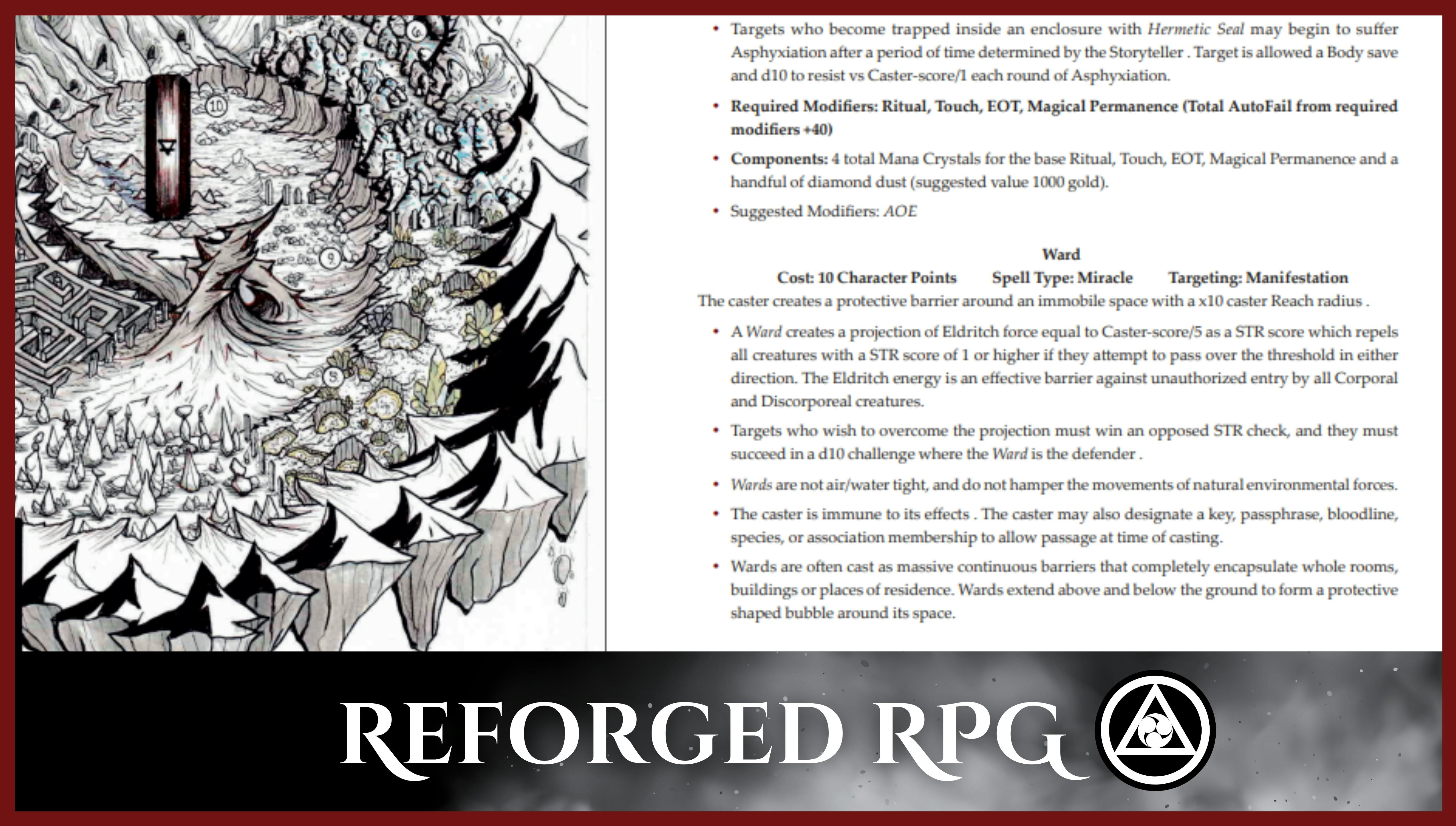Reforged RPG Tome of Rules and Character Creation App - BackerKit