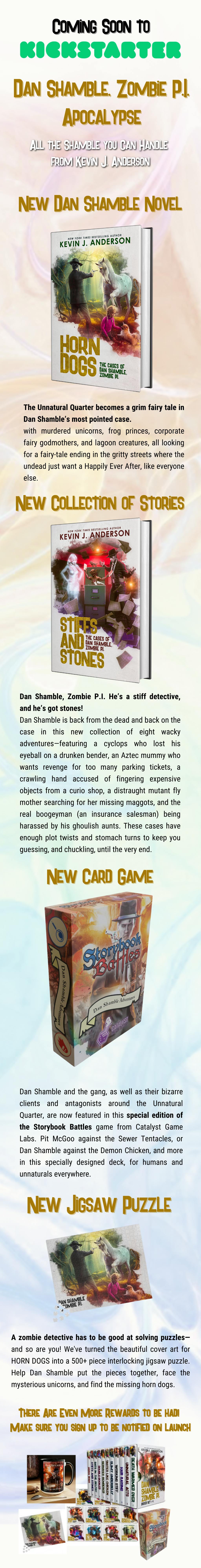 Get Ready for The Dan Shamble Zombie P.I. Apocalypse Pack