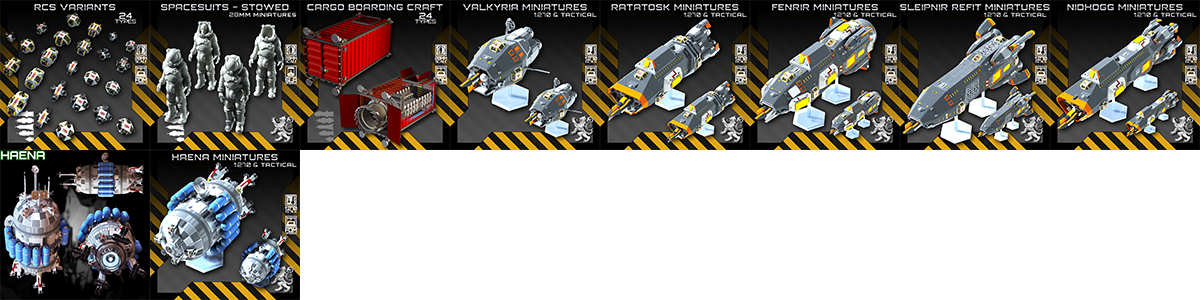 Aesir Fleet: 28mm Ships for your tabletop - BackerKit