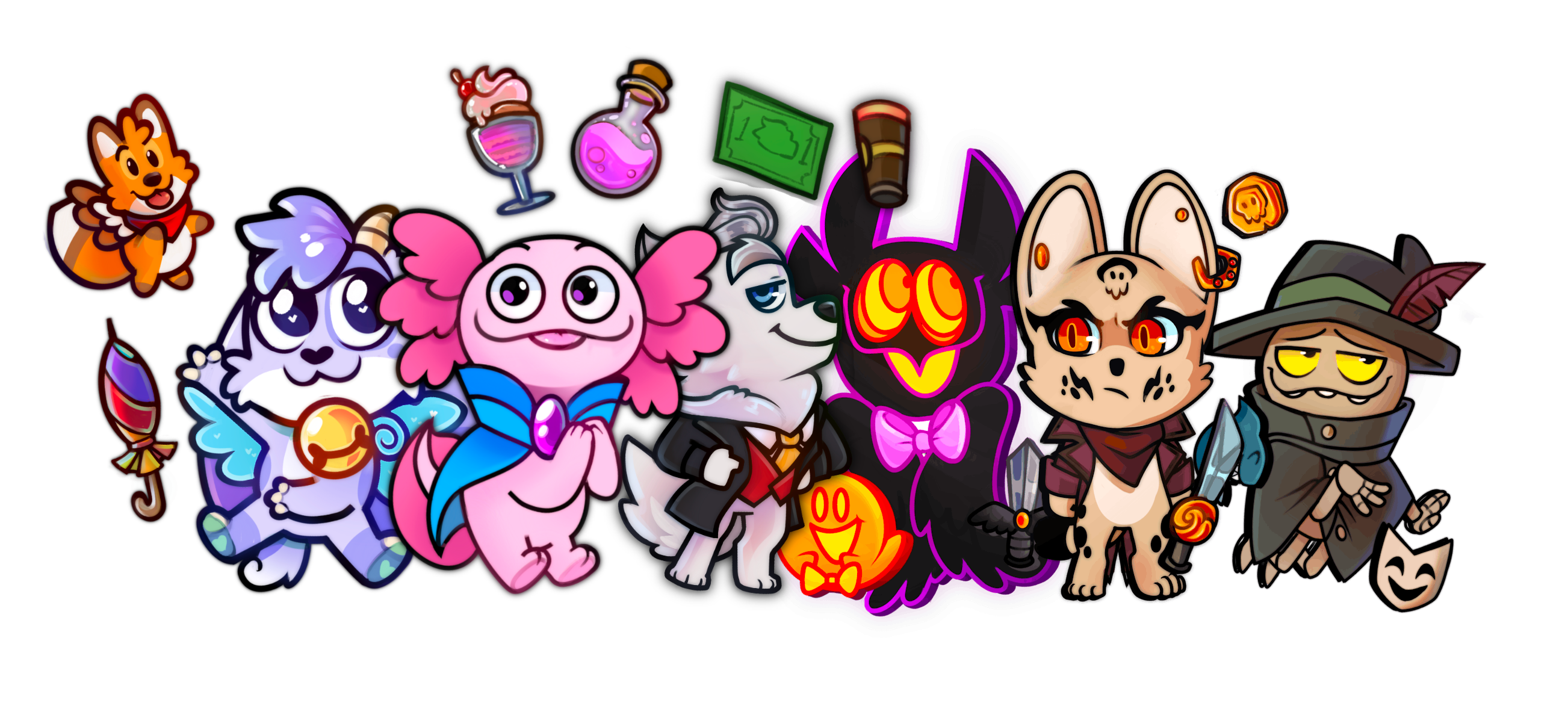 Keychain Bundle 3 | Billie Bust Up: Orchestra Edition - BackerKit