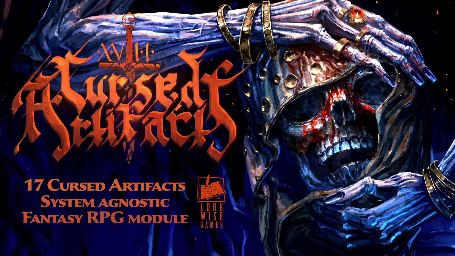 17 Cursed Artifacts – A system agnostic fantasy RPG module - BackerKit