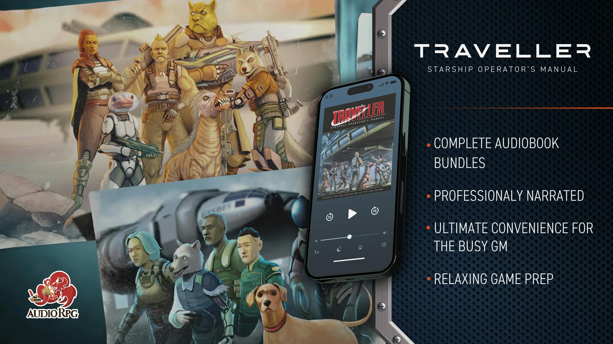 Get Ready for Audiobook of Starship Operator's Manual for Traveller