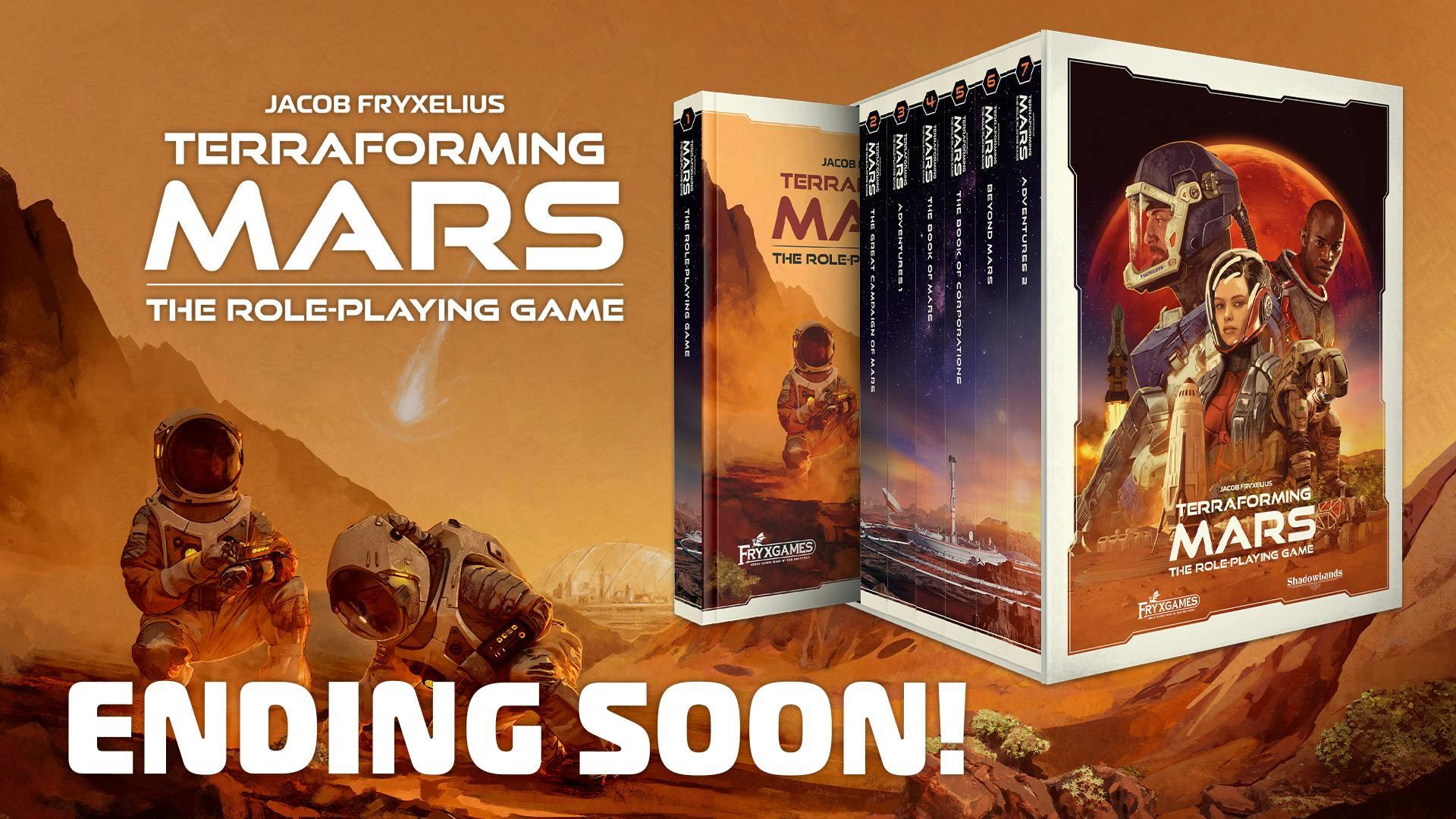Terraforming Mars - the official TTRPG Project Update: LAST HOURS TO PLEDGE AND LEVEL UP YOUR ...