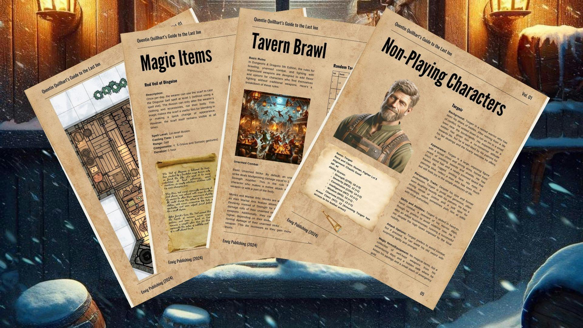 The Last Inn: A Short Roleplaying Adventure Setting for DnD and 5e