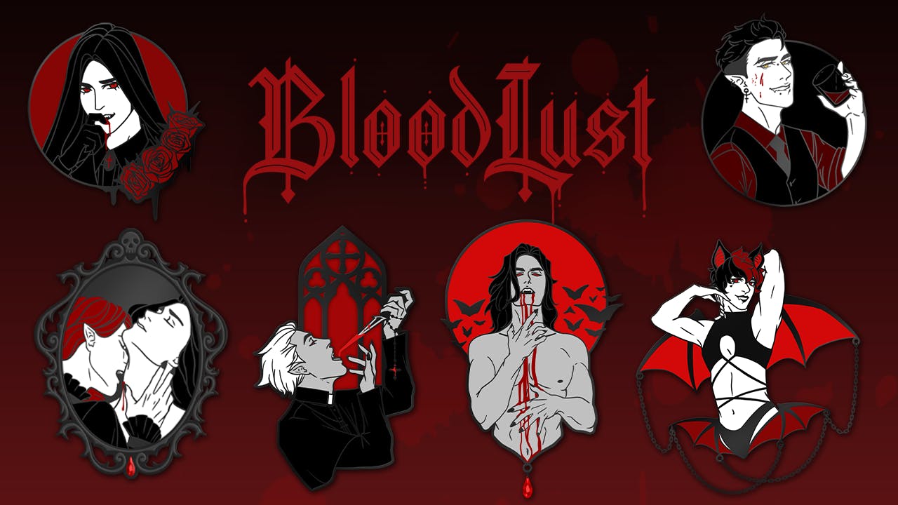 BloodLust: Vampire Enamel Pins Updates - BackerKit