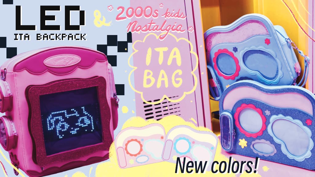 2000s Kids Nostalgia Ita Bag & Digital Pals LED Ita Backpack - BackerKit