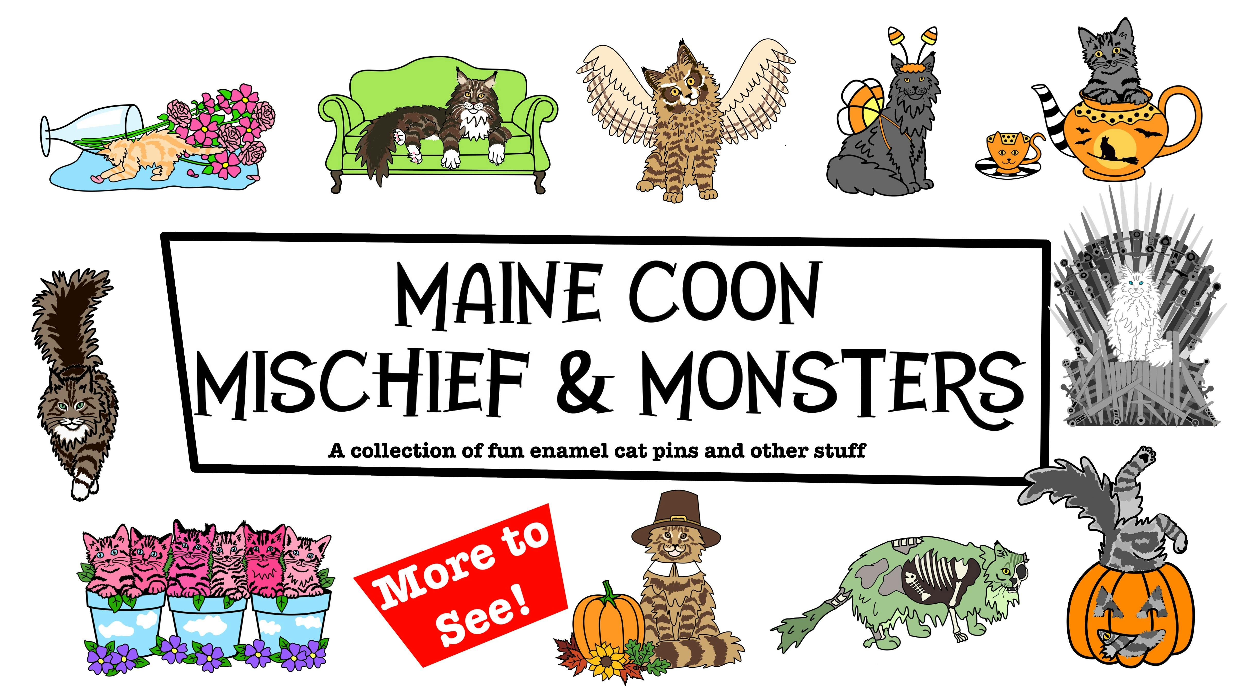 Maine Coon Mischief & Monsters - BackerKit