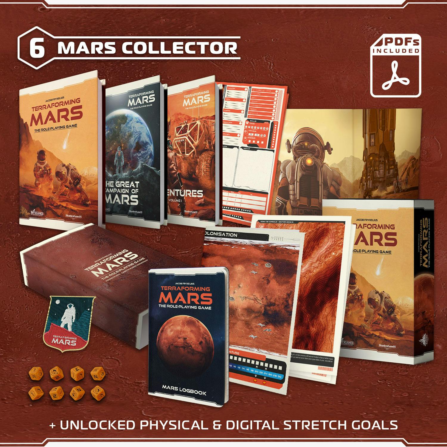 Pledge Levels | Terraforming Mars - the official TTRPG - BackerKit