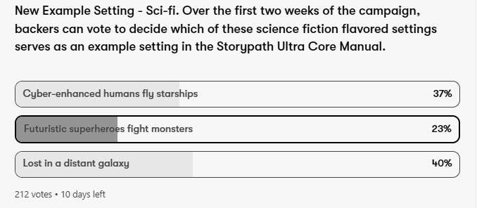 Storypath Ultra Core Manual Project Update: Setting Examples and ...