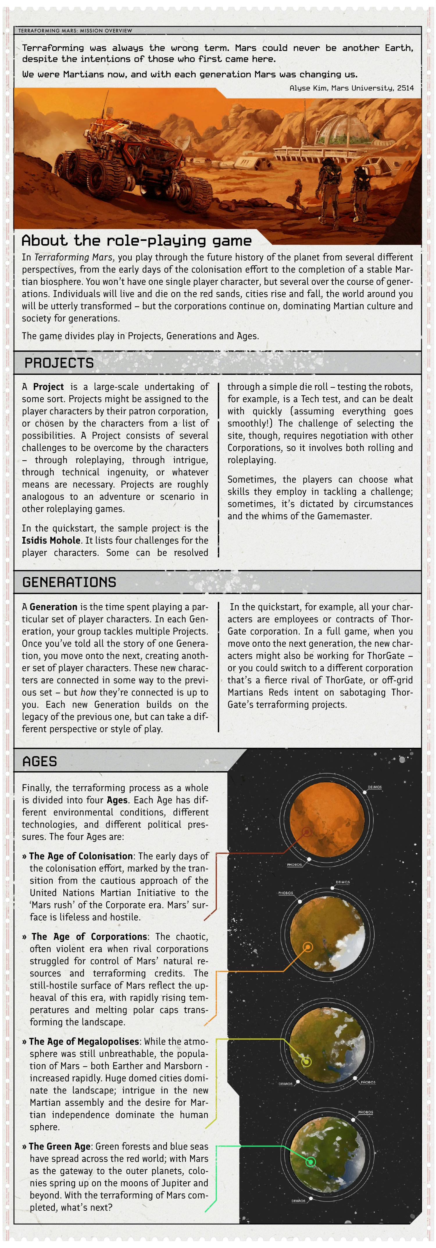 Terraforming Mars - the official TTRPG - BackerKit