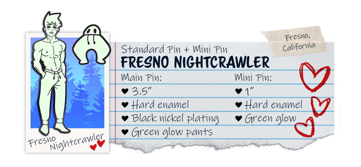 Cryptid Crushes Project Update: Cryptid Spotted: Fresno Nightcrawler ...
