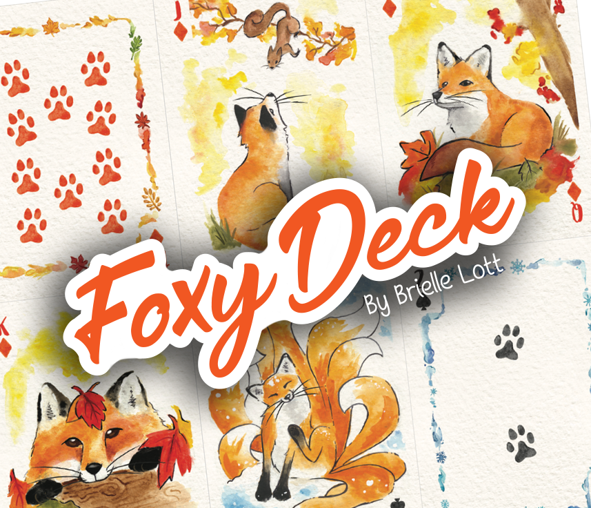 Foxy Deck: A gorgeous deck watercolored by a 12 year old. - BackerKit