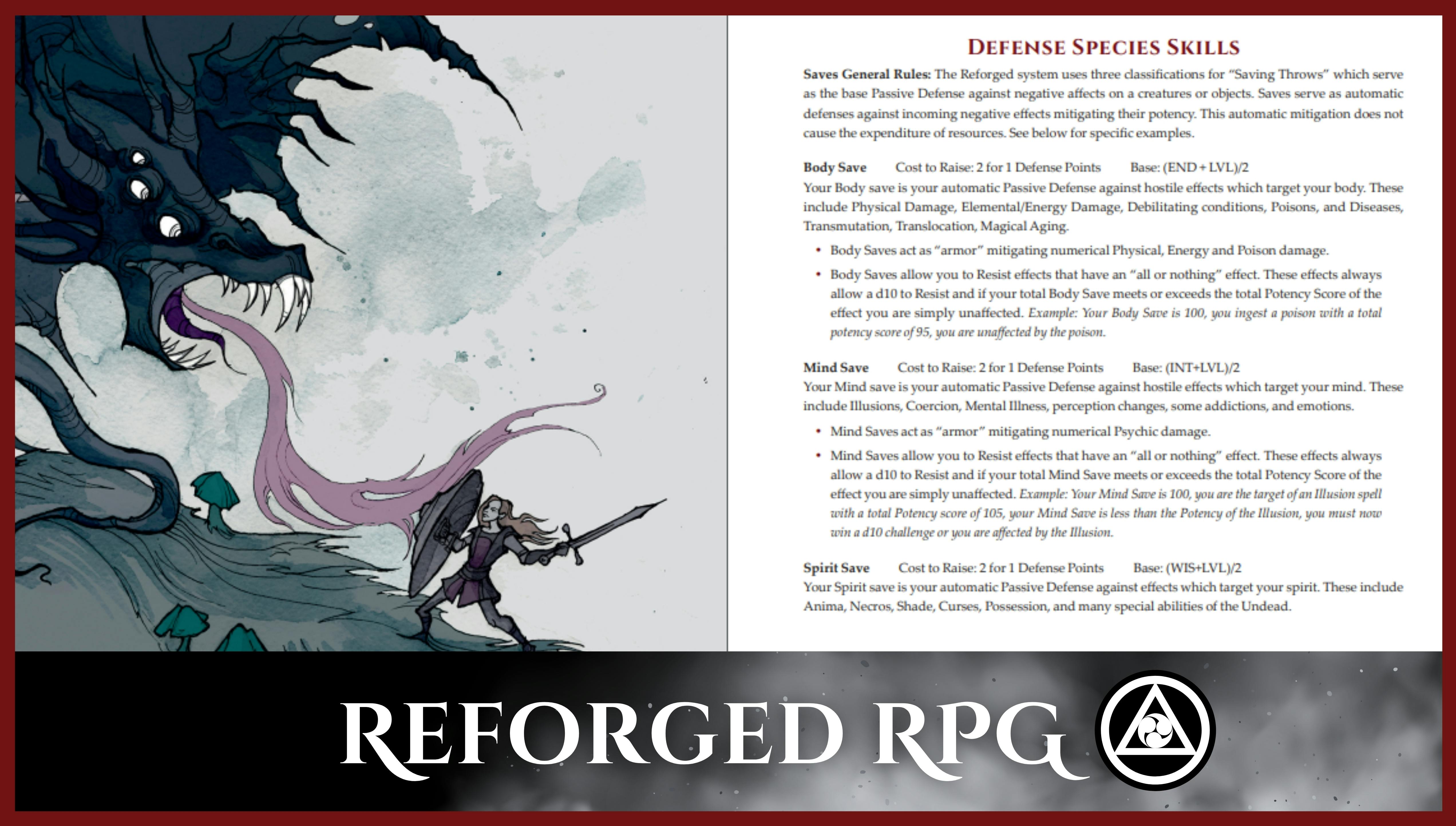 Reforged RPG Tome of Rules and Character Creation App - BackerKit