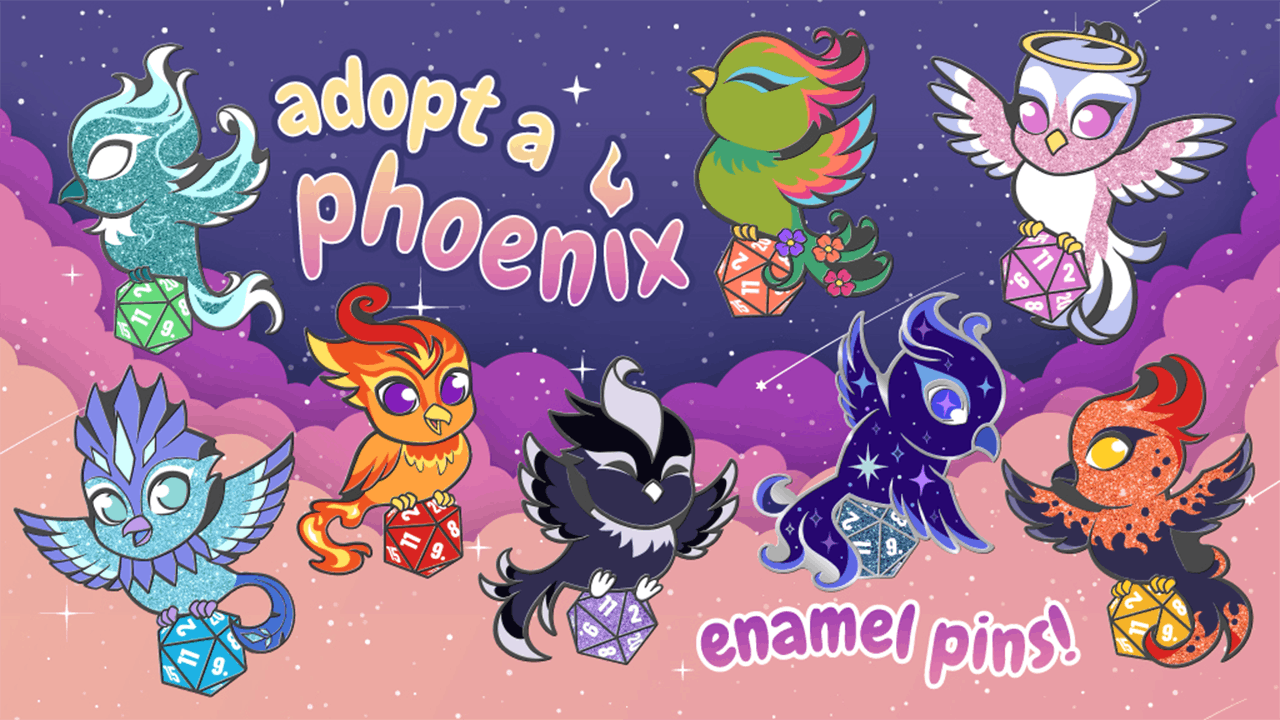 Adopt a Phoenix - Hard Enamel Pin Set - BackerKit