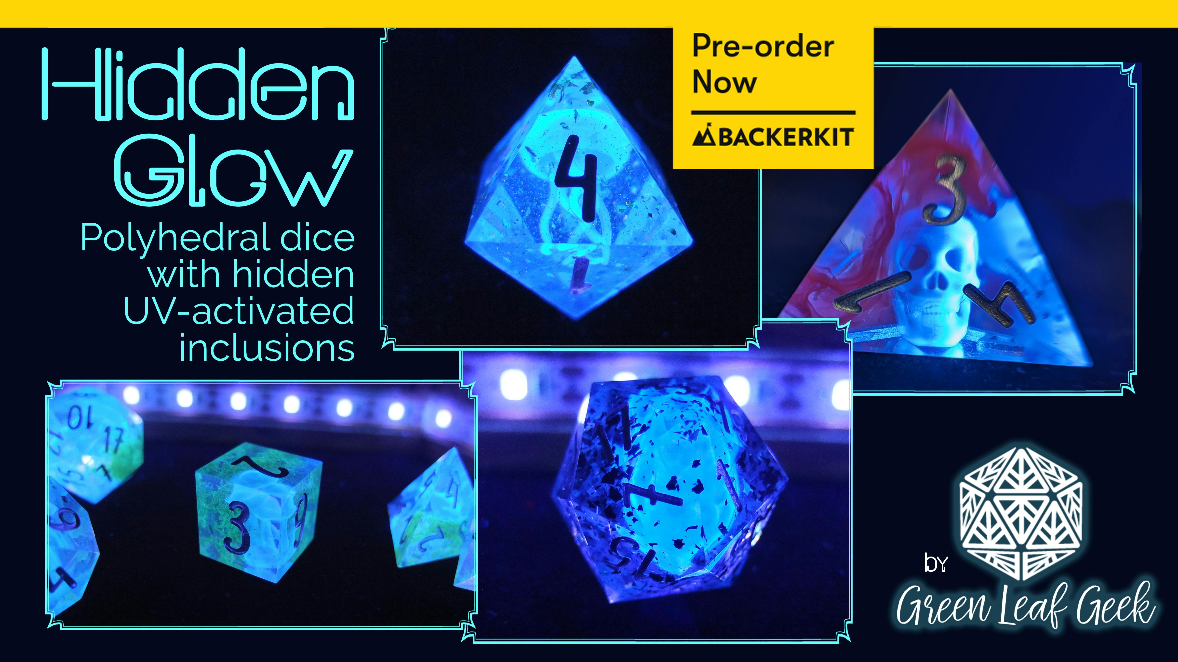 Launch Party | Hidden Glow UV-activated Dice - BackerKit