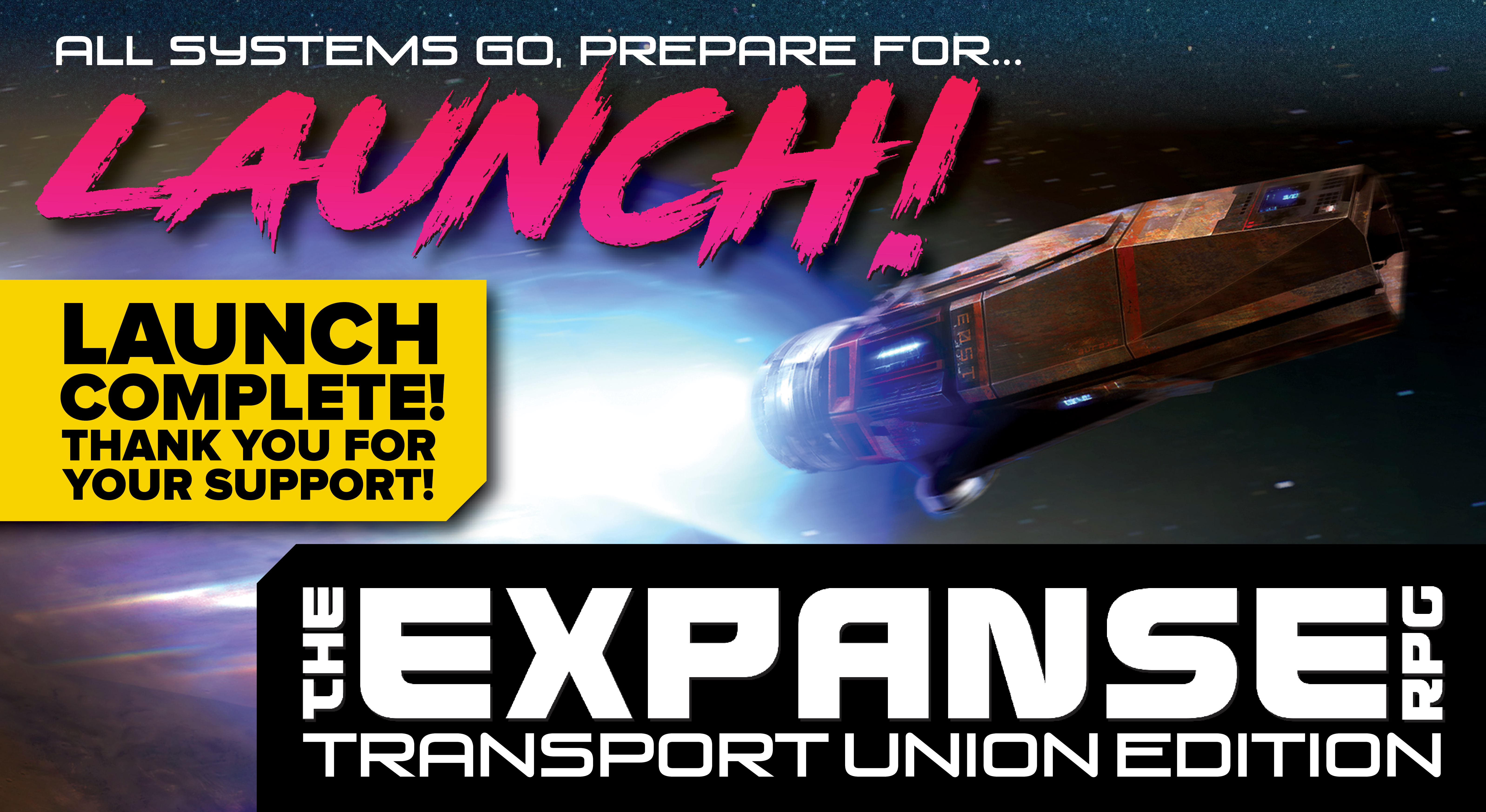 The Expanse Roleplaying Game: Transport Union Edition Project Update ...