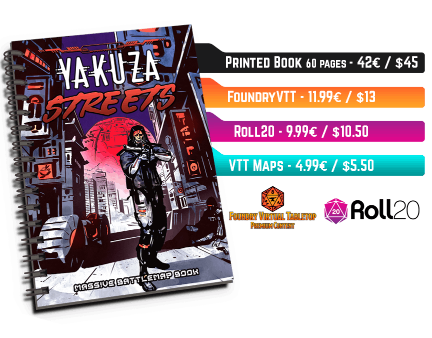 5 Massive RPG Battlemap Books (Fantasy, Sci-Fi & Cyberpunk) - BackerKit