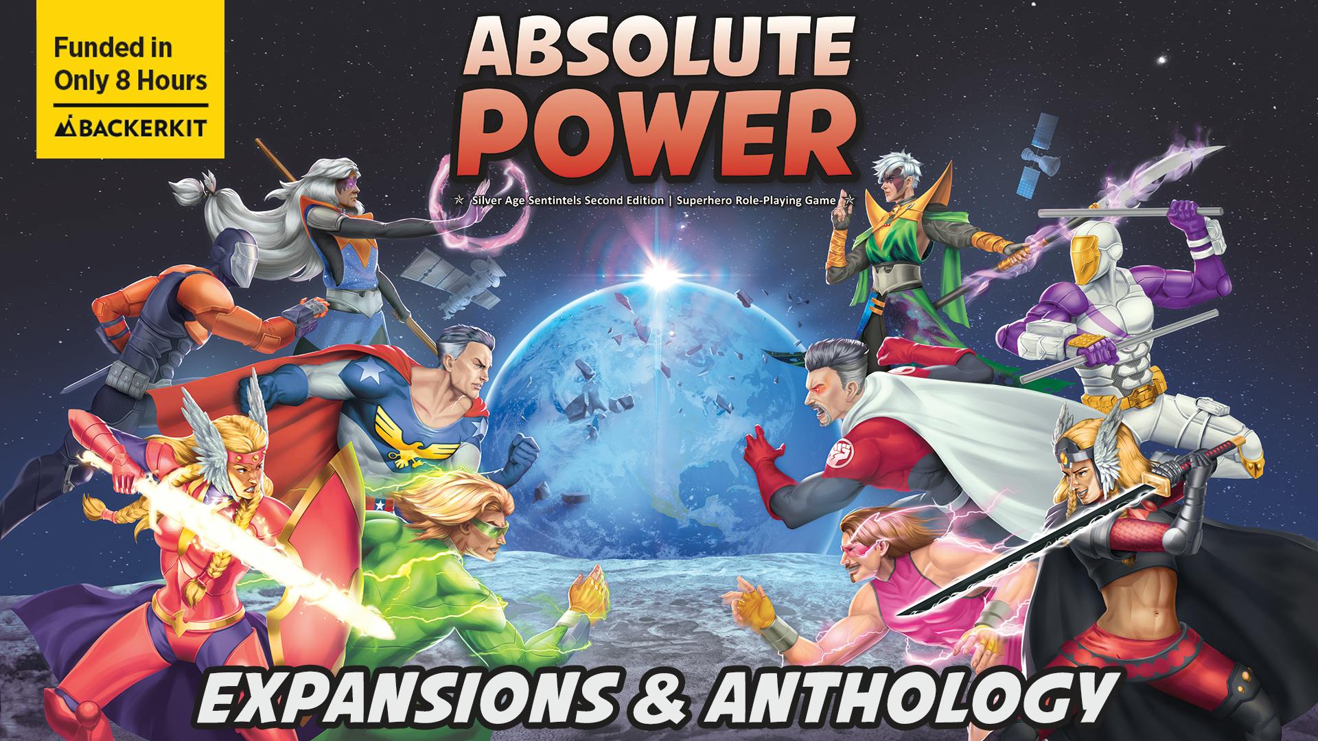 Absolute Power Superhero RPG: Seasons One and Two + Anthology - BackerKit