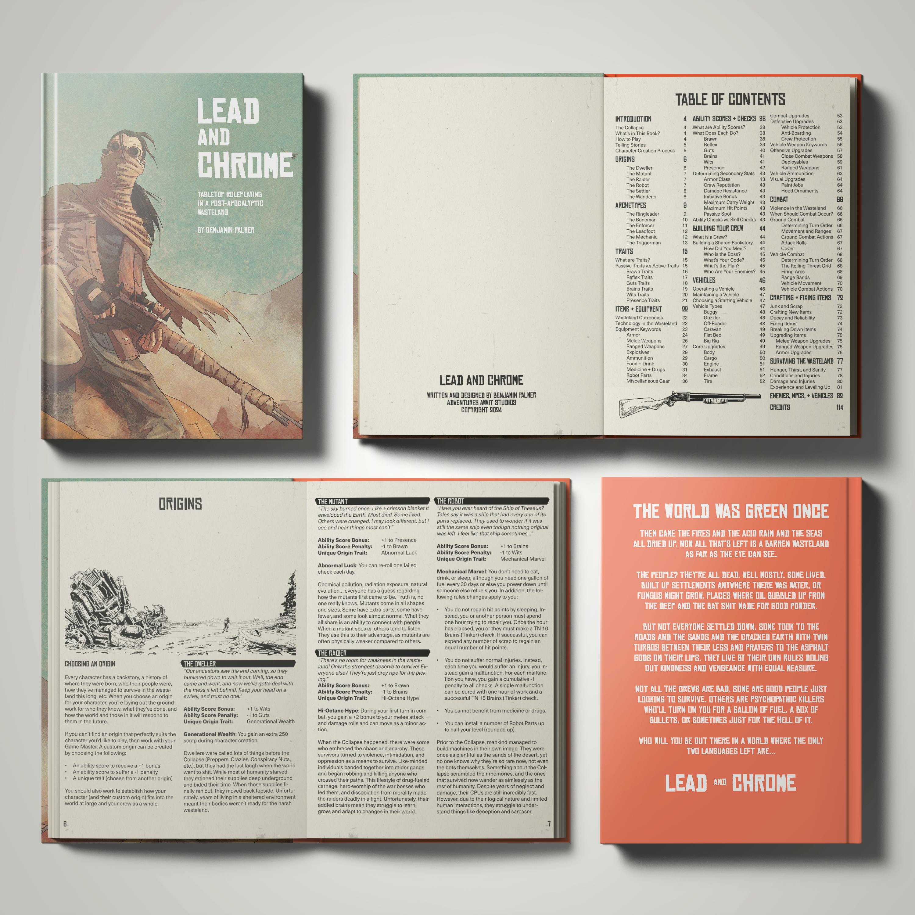 Lead & Chrome: A Post-Apocalyptic Tabletop RPG - BackerKit