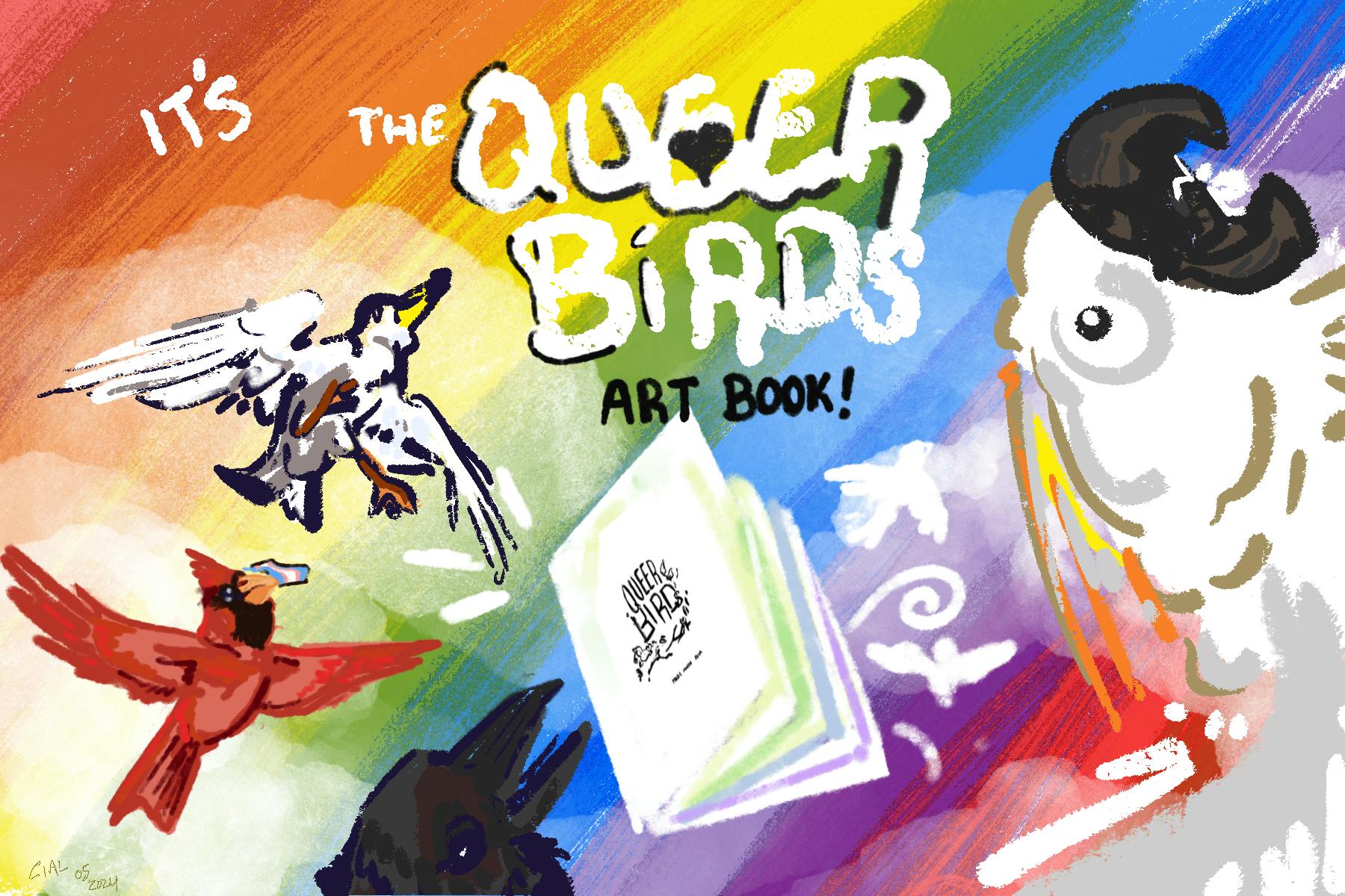 "Queer Birds" full color art print book - BackerKit