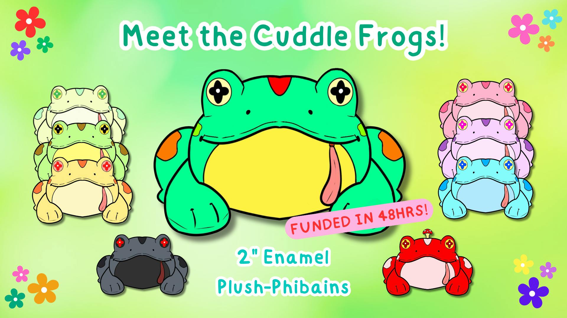 Cuddle Frogs 🐸 Cozy Enamel Pins! - BackerKit