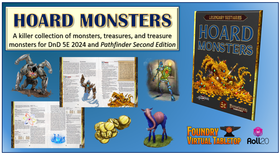 Treasure Hoard 5E PDF Bundle | Hoard Monsters and Legendary Loot for 5E ...