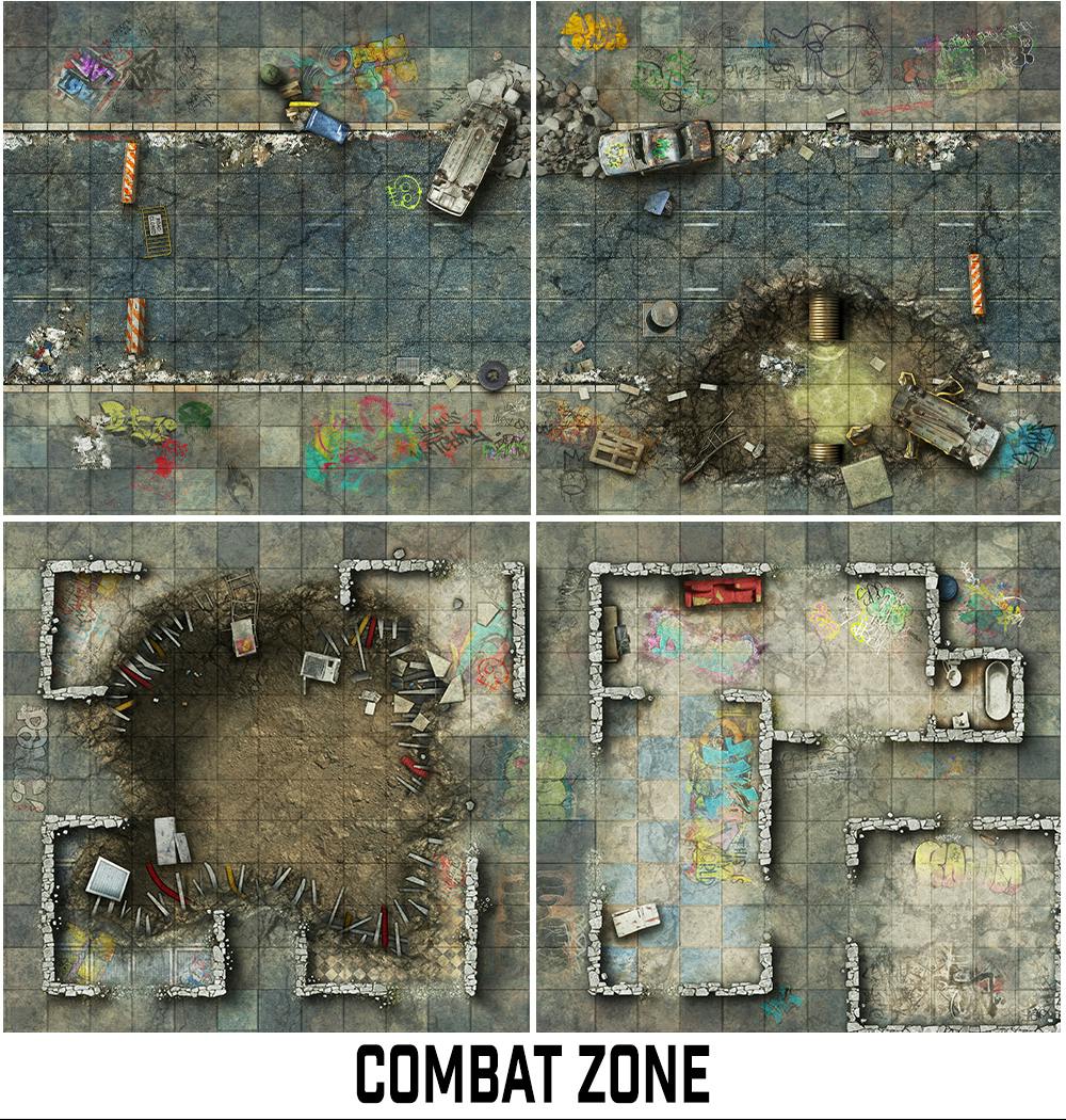 The Cyberpunk Set - Official RPG Battle Maps and MUCH more! - BackerKit