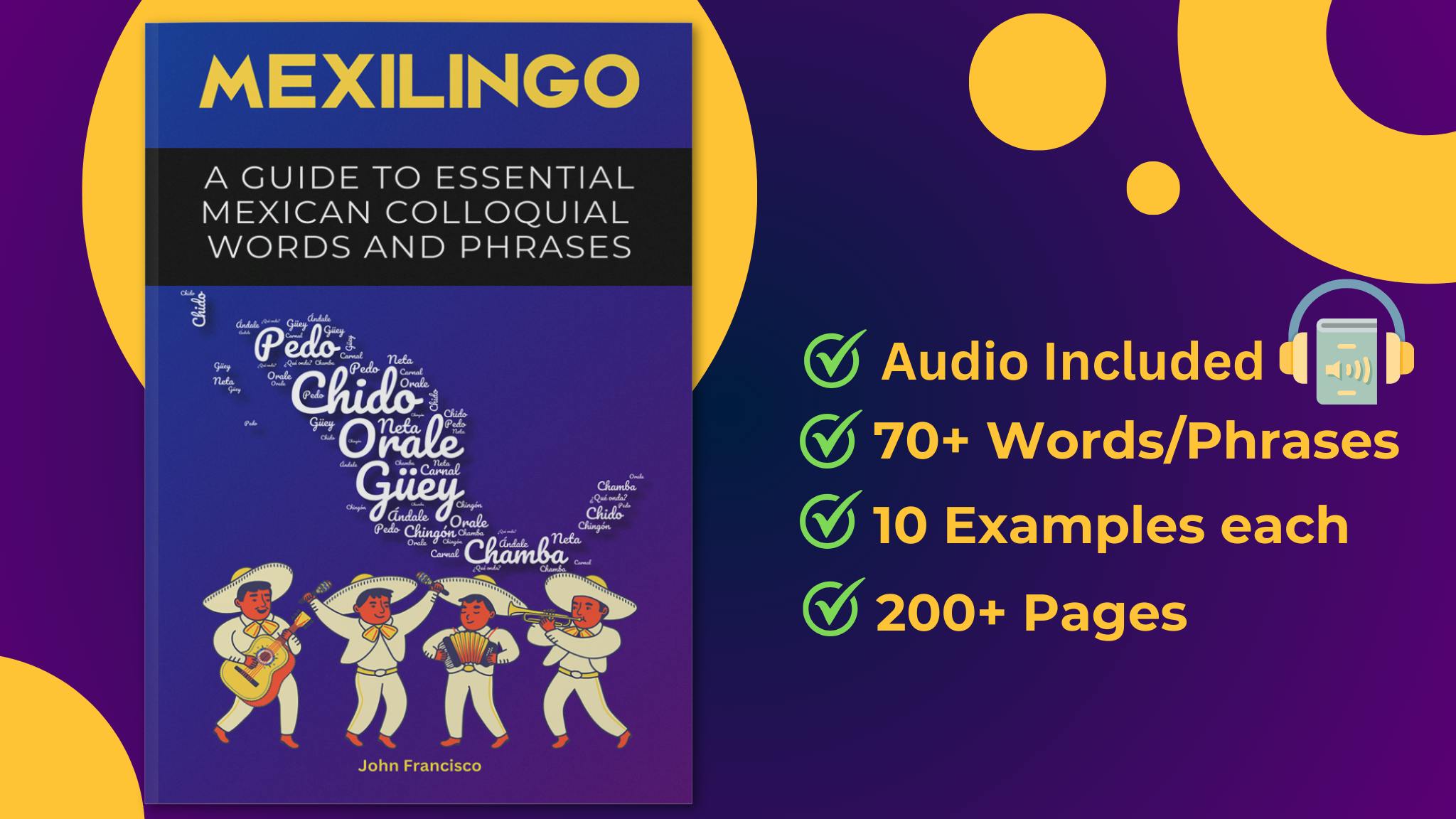 MexiLingo Book + Audio: A Guide To Essential Mexican Spanish Colloquial ...