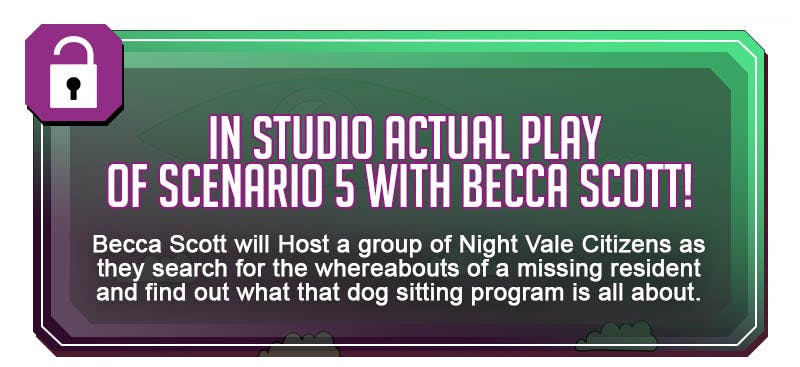 Welcome to Night Vale Roleplaying Game - BackerKit