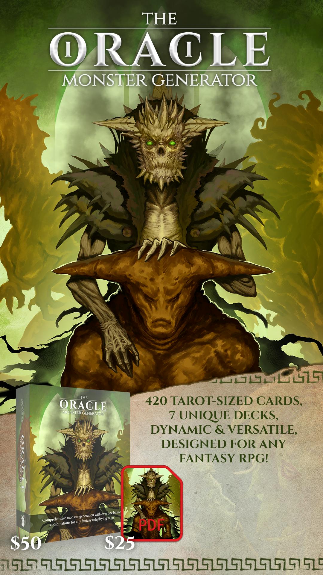 The Oracle Monster Generator for Fantasy RPGs - BackerKit