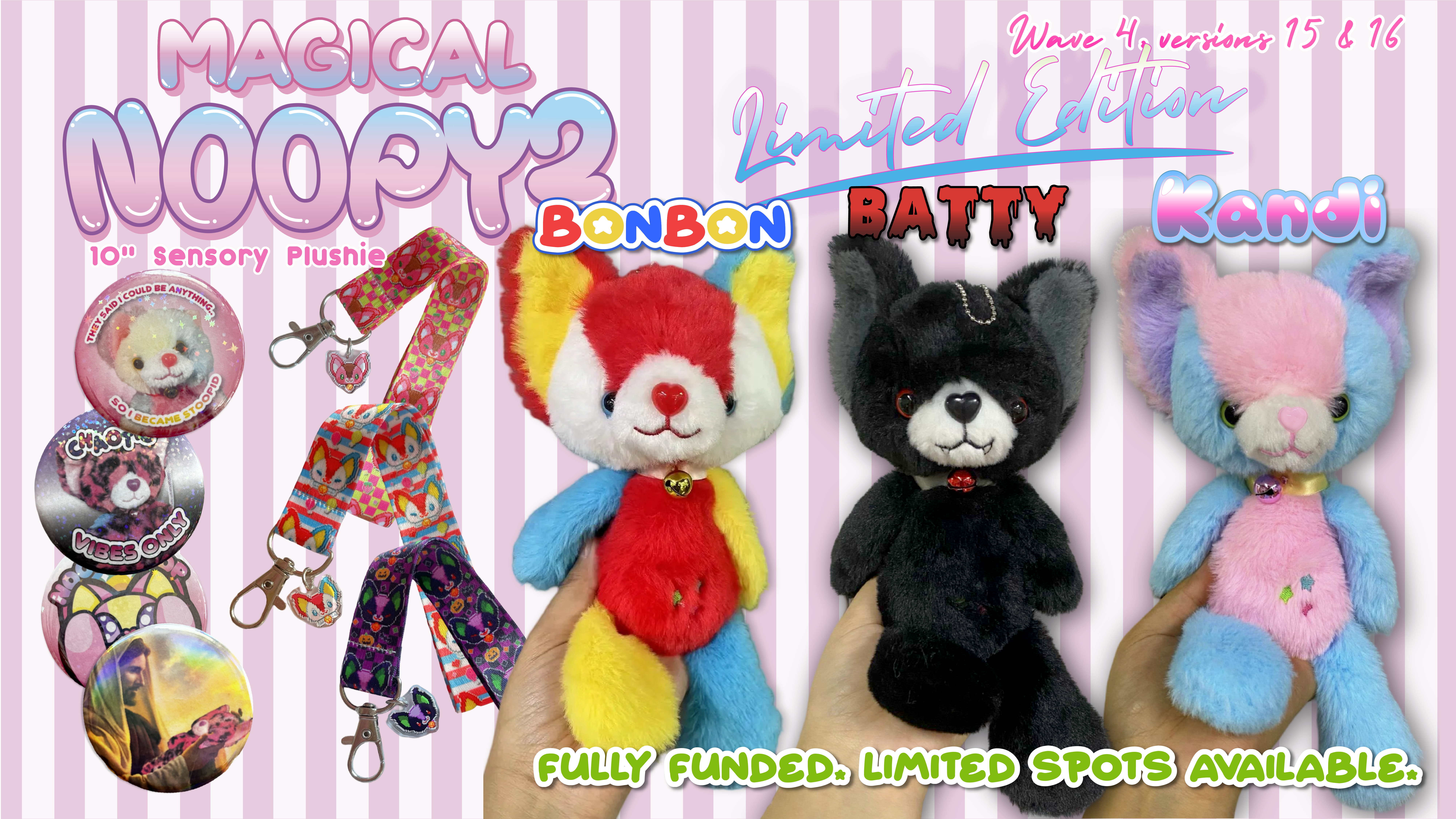 Batty & Kandi - Magical Noopy2 10" Sensory Plush (Wave 4) Project ...