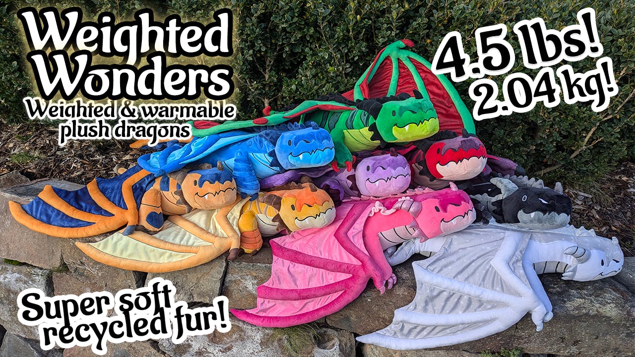 After campaign on Weighted Wonders - Weighted & Warmable Dragon Plush - BackerKit