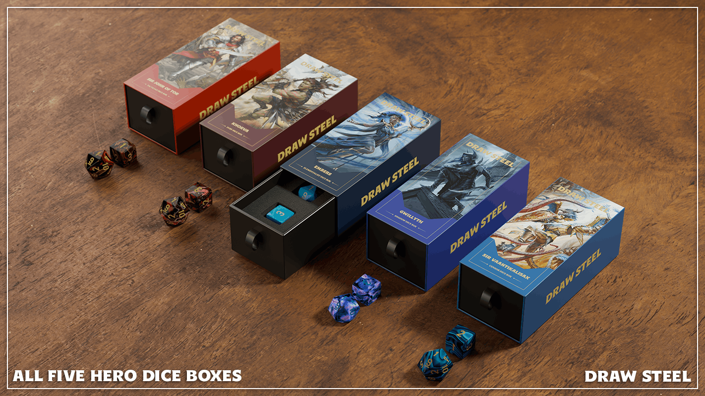Draw Steel, Roll Power, DICE! - BackerKit