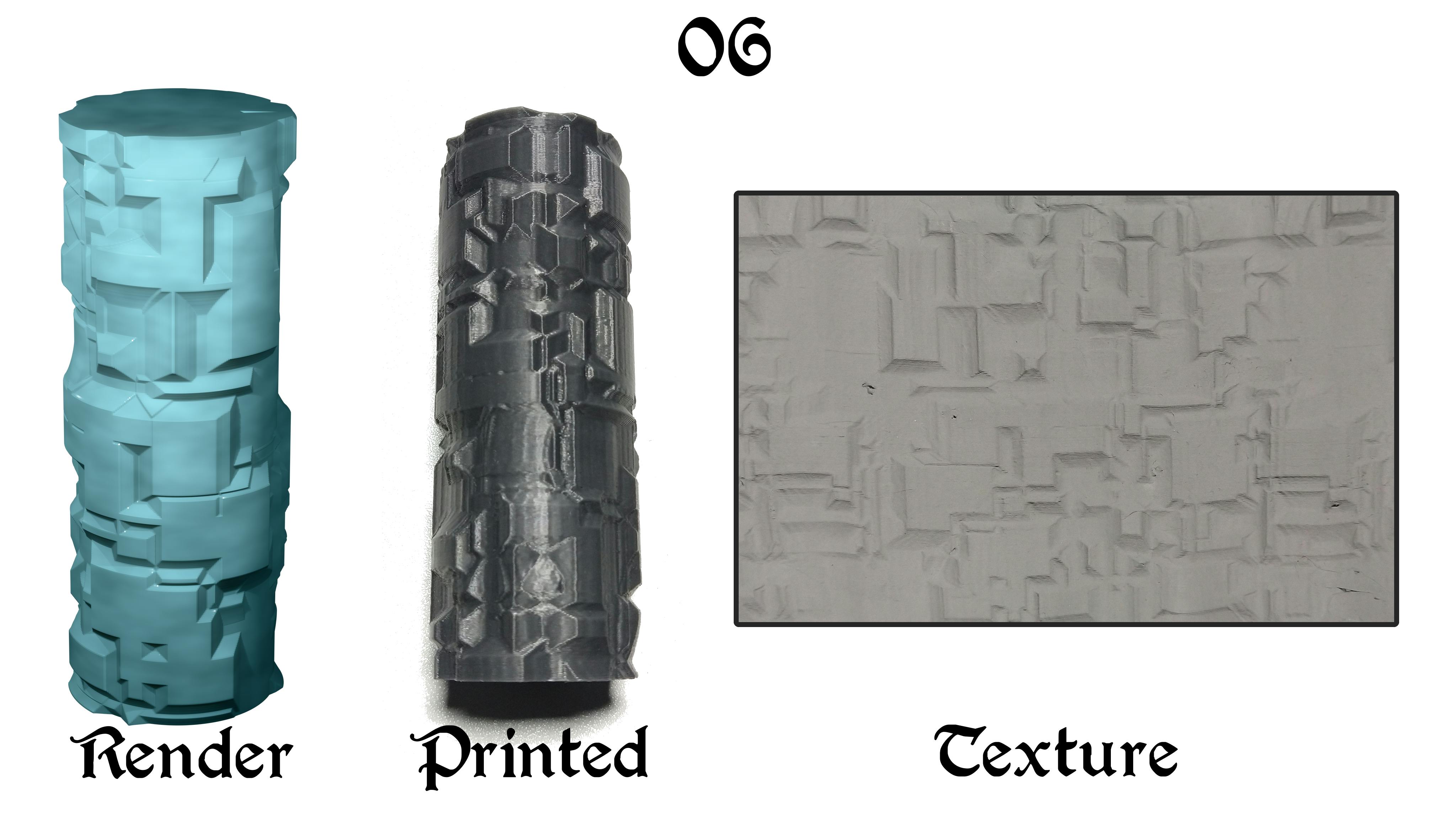 Lost in the Details: Immersive Texture Rollers (STL Files for 3D ...