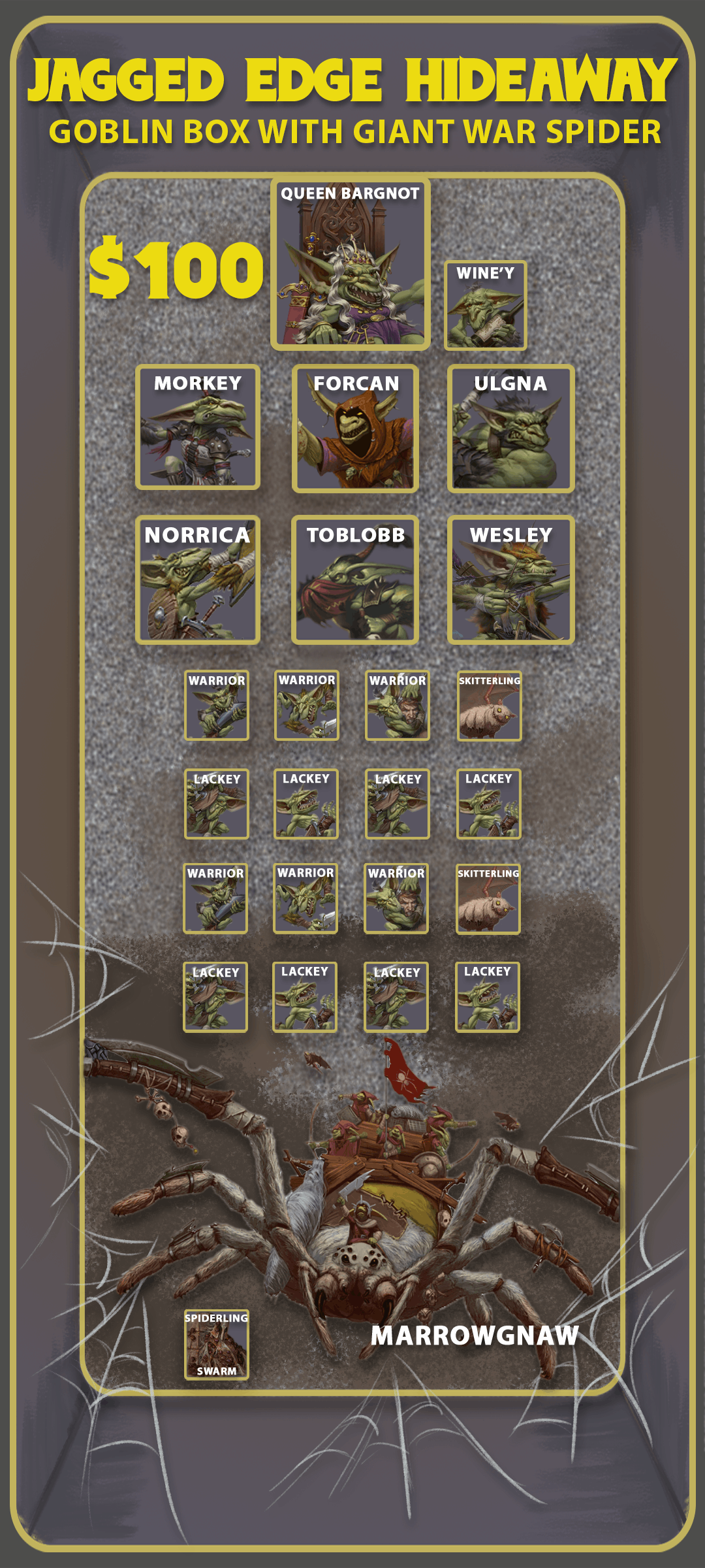 The Jagged Edge Hideaway Goblin Box - BackerKit