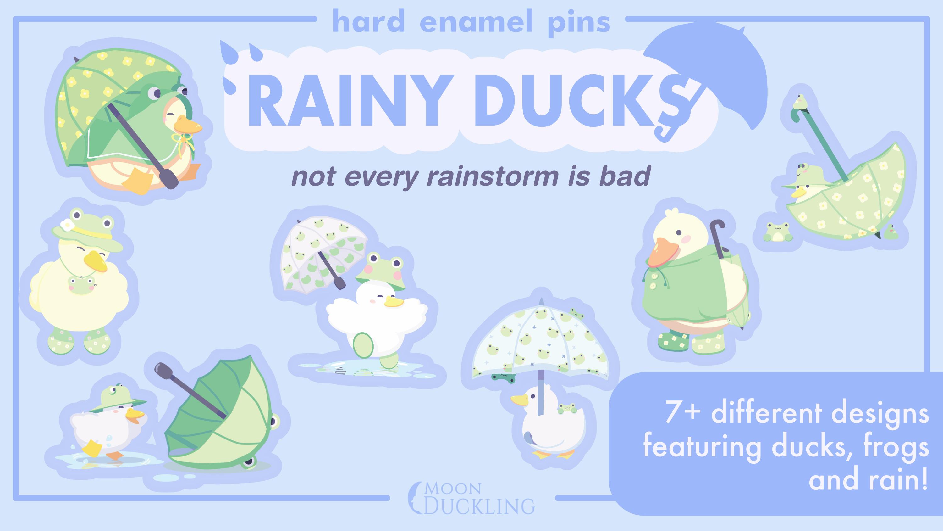Community Achievement: Halfway of the goal! on Rainy Ducks – Enamel ...