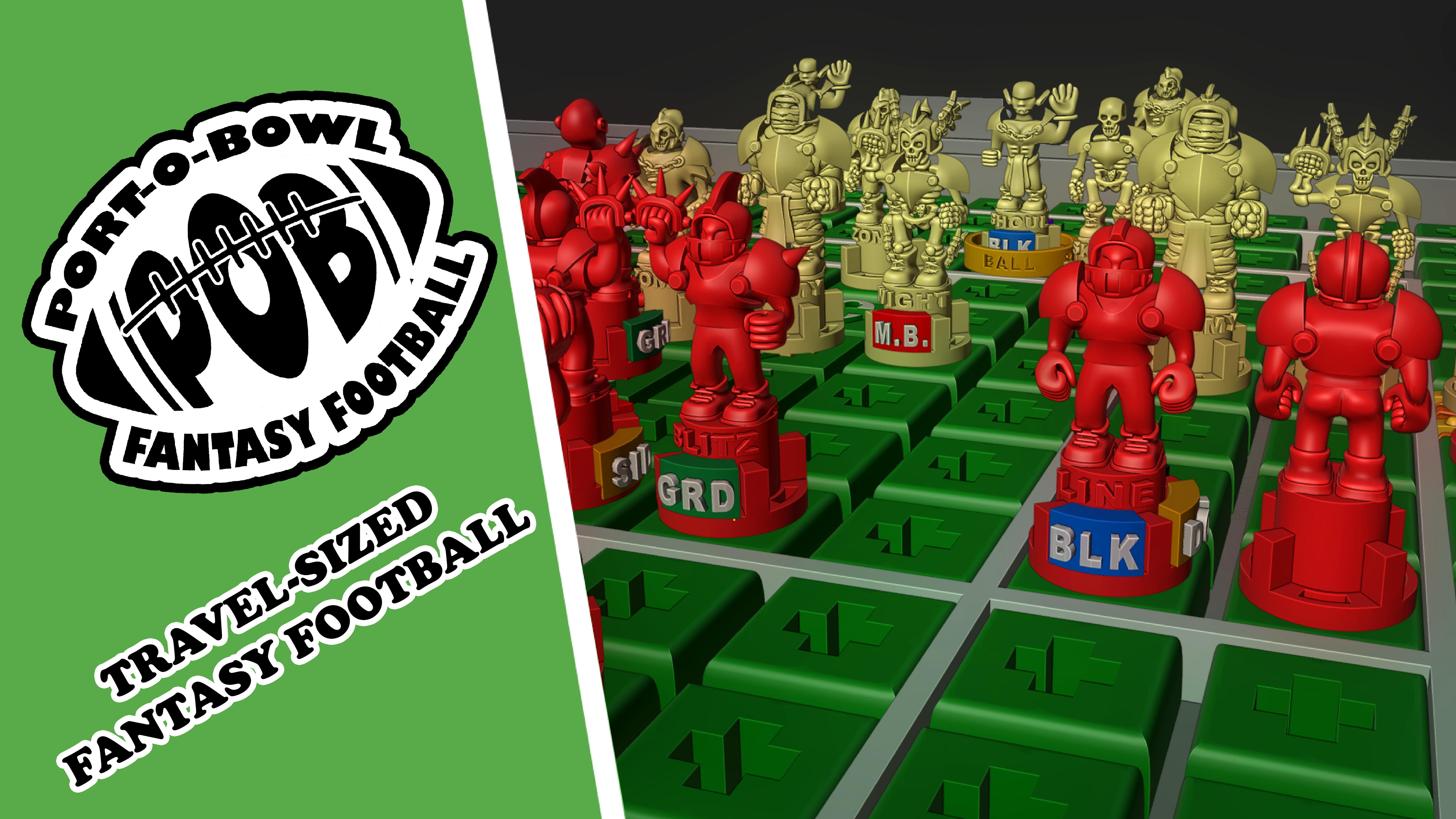 Port-O-Bowl: Travel-sized fantasy football - BackerKit