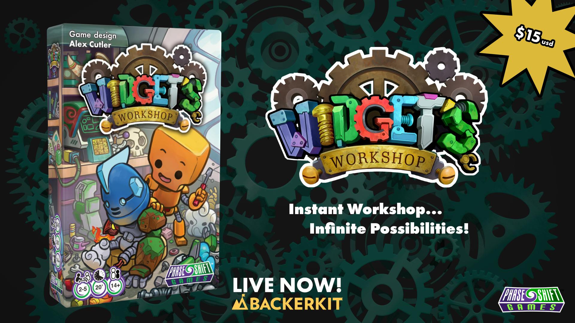 Widget's Workshop | "Drop-style" game | 2-5 players, 30 minutes Project ...