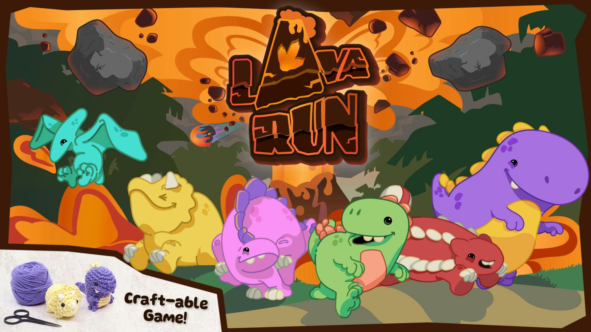 Lava Run - The Craft-Able Dinosaur Game - BackerKit