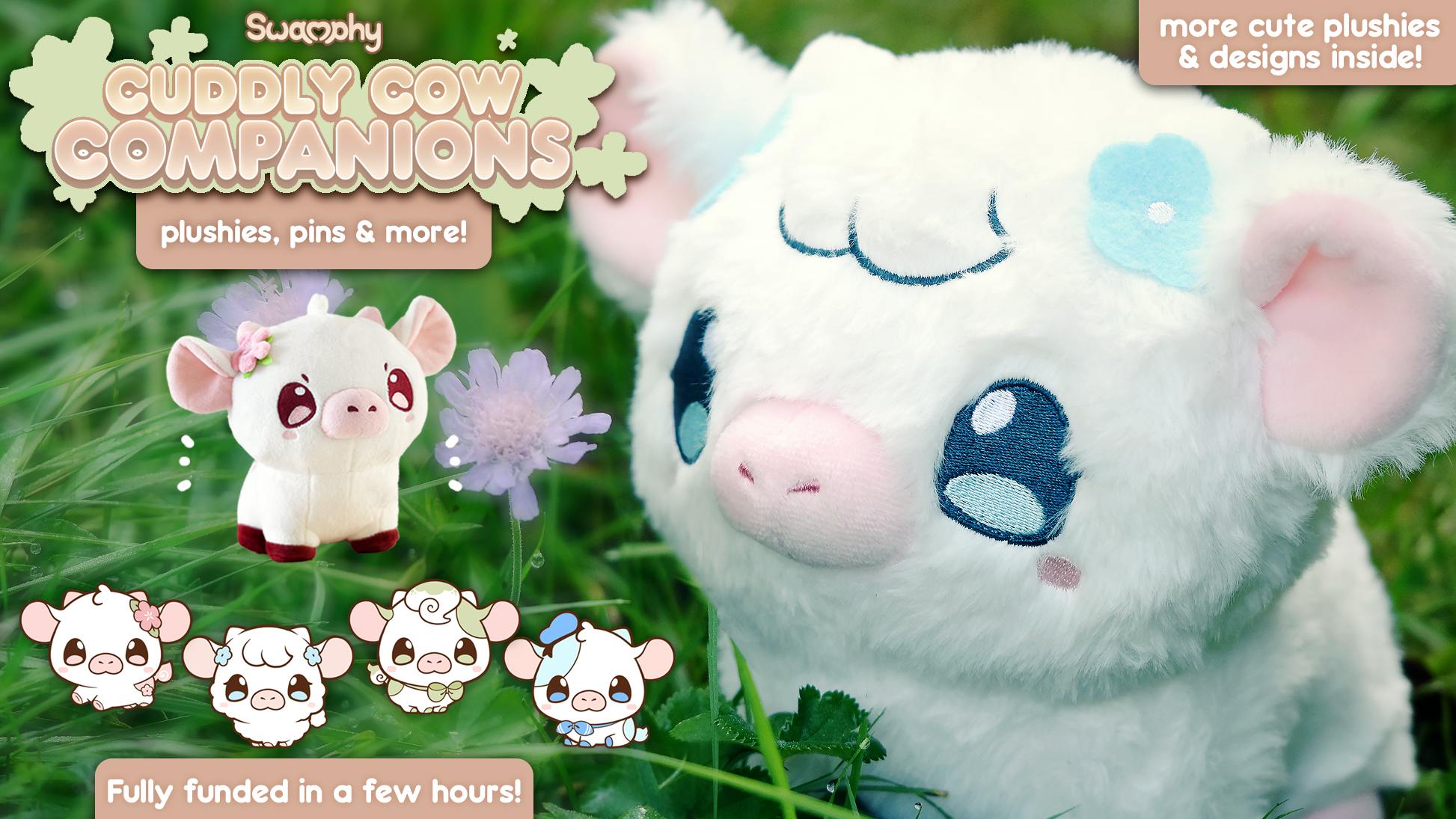Cuddly Cow Companions ♡ A Cozy Herd of Plushies - BackerKit