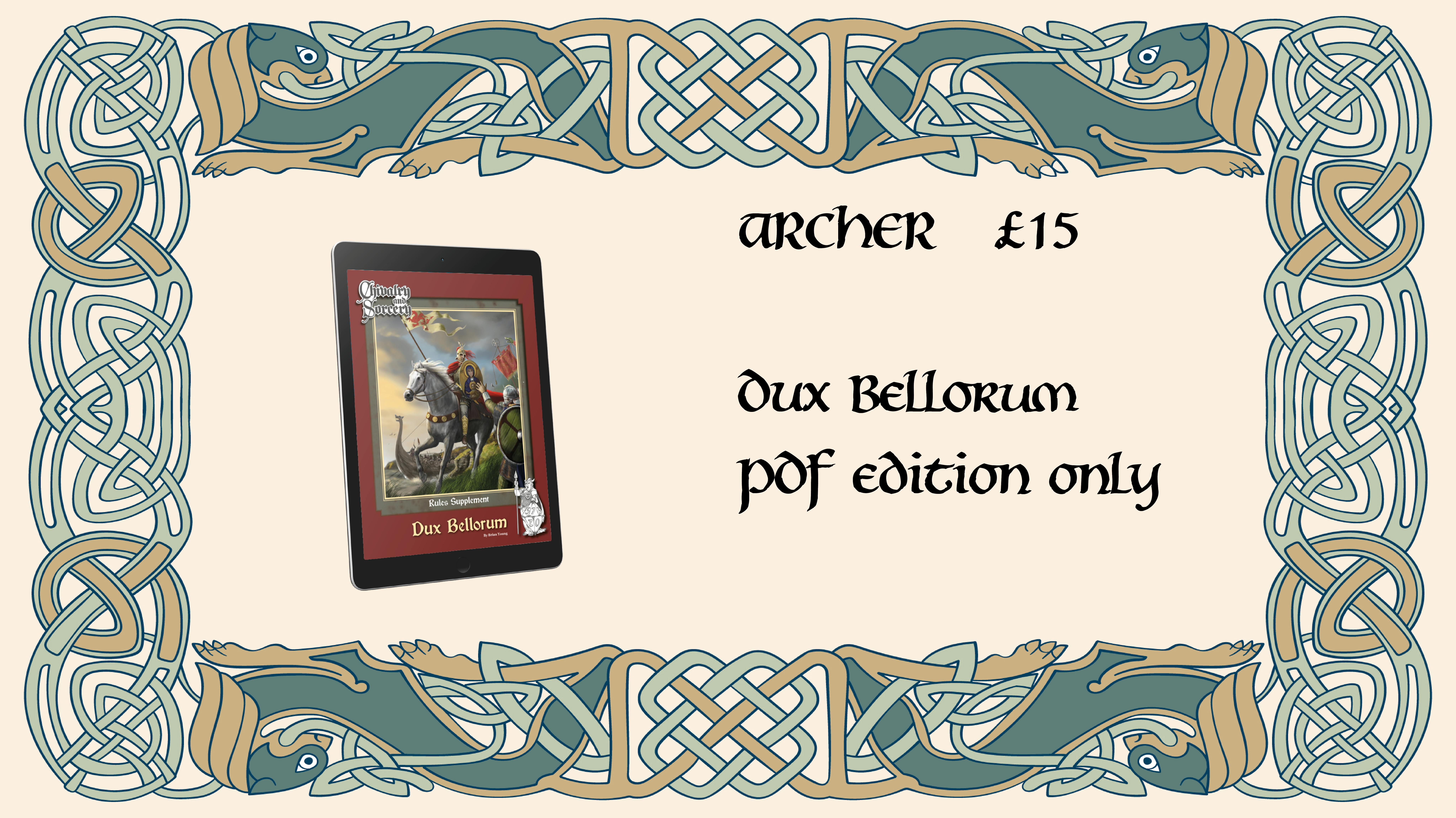 Dux Bellorum - The Age of Arthur - BackerKit