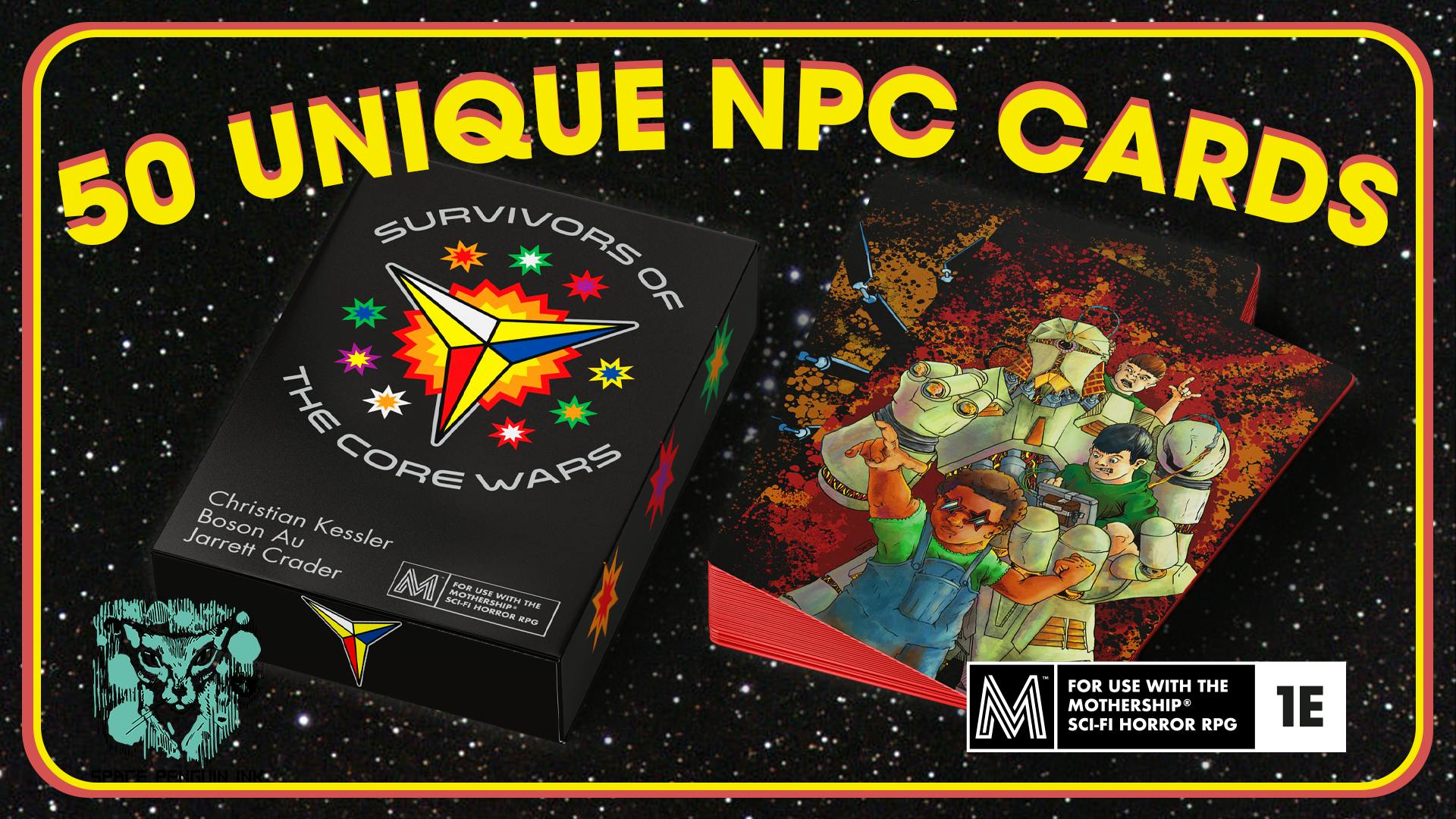 Survivors of the Core Wars: an NPC deck for Mothership RPG - BackerKit