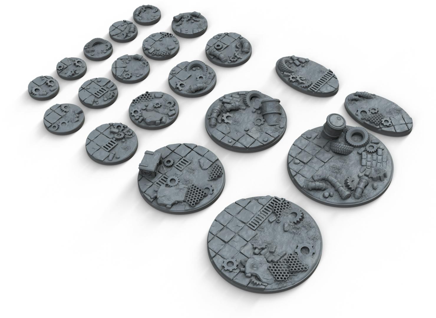 Epic Bases: 3D Printable Bases for Tabletop Games